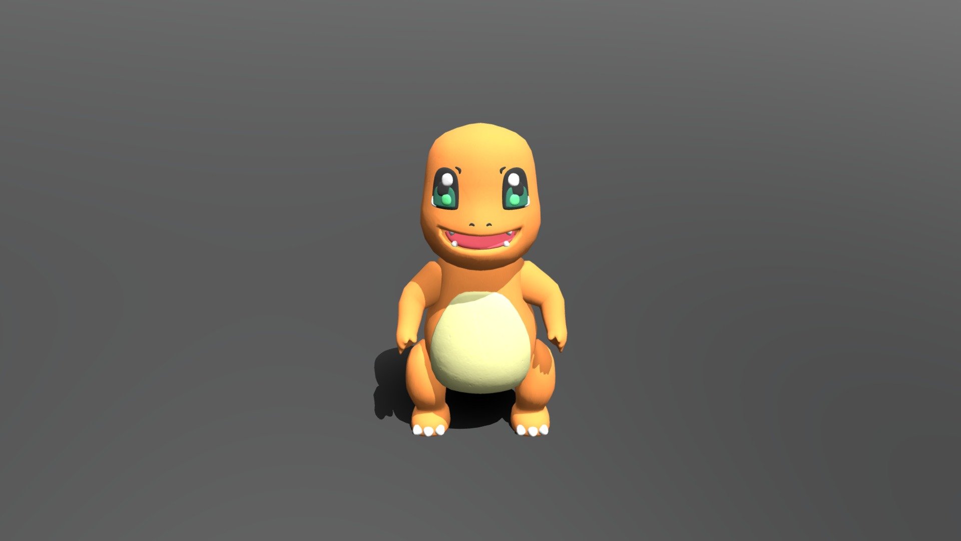 Happy Charmander - Download Free 3D model by Kapao (@supachailllpay ...