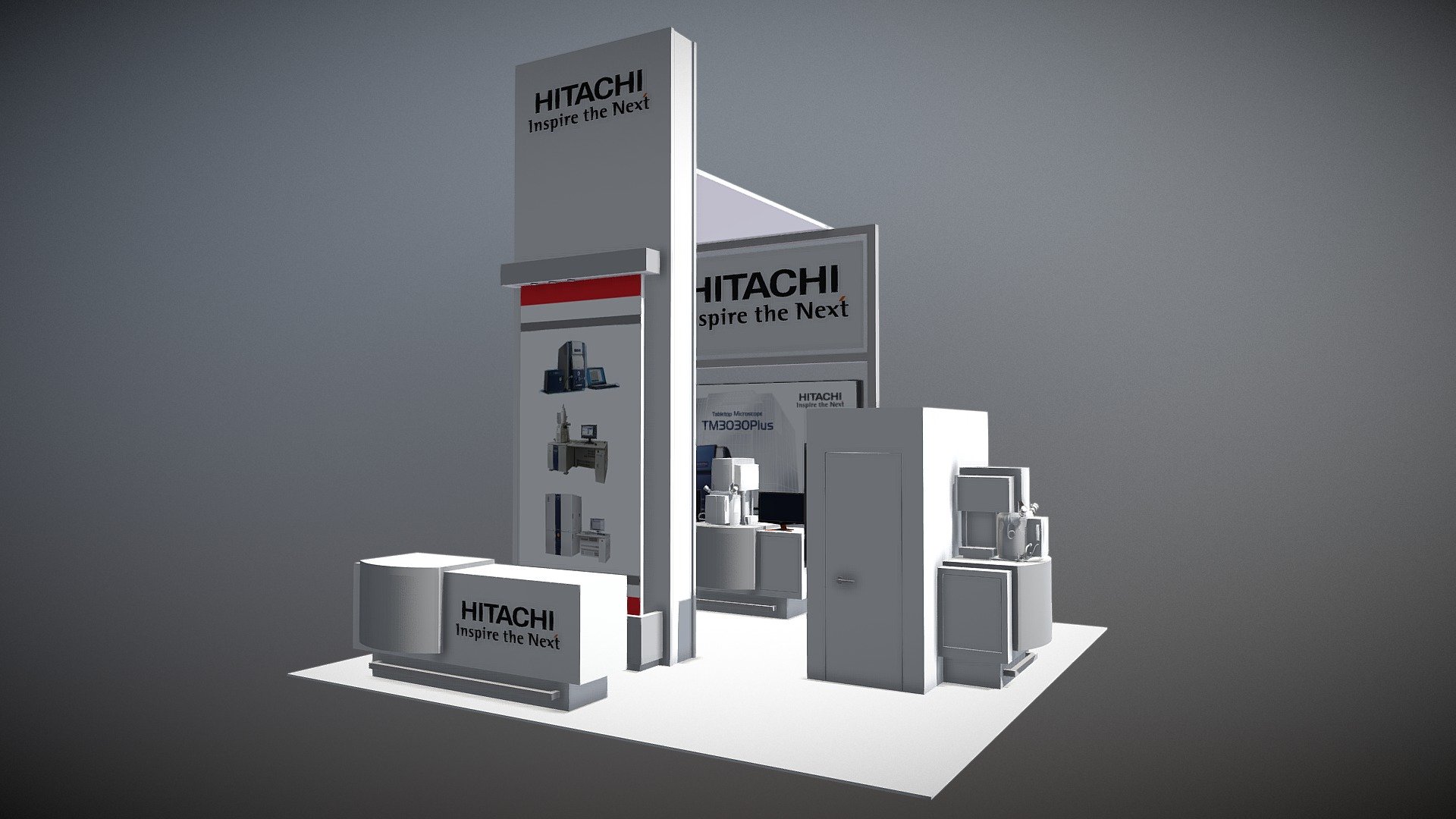 Hitachi 20x20 Quick Study - 3D model by HatchExhibits [eb32e80] - Sketchfab