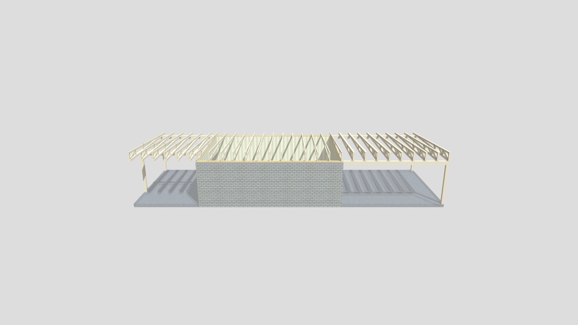 anexa-foisor-carport_1.1 - 3D model by costakala [eb358c3] - Sketchfab