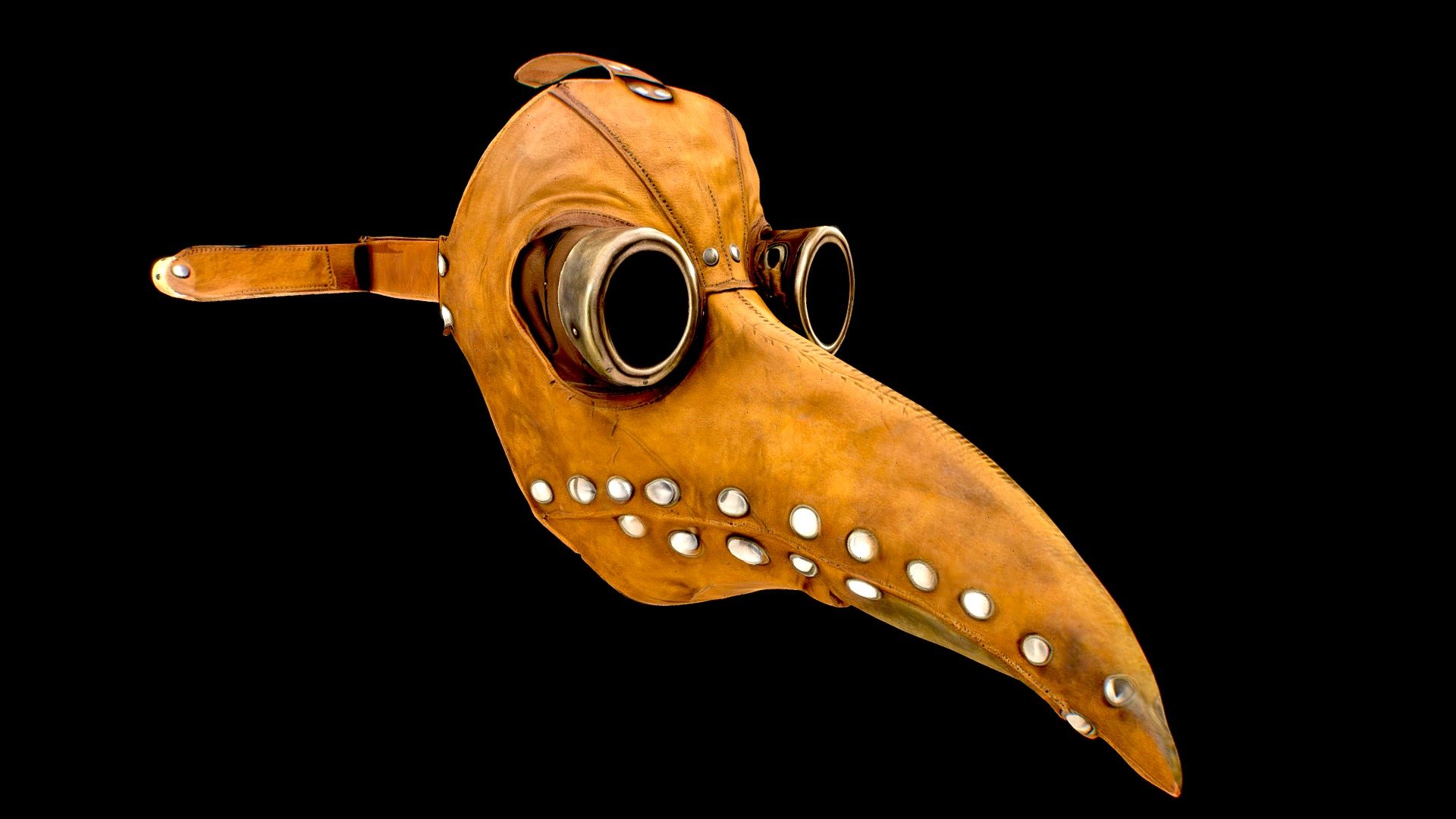 Doctor Plague mask face head - Download Free 3D model by 3dUVpro ...