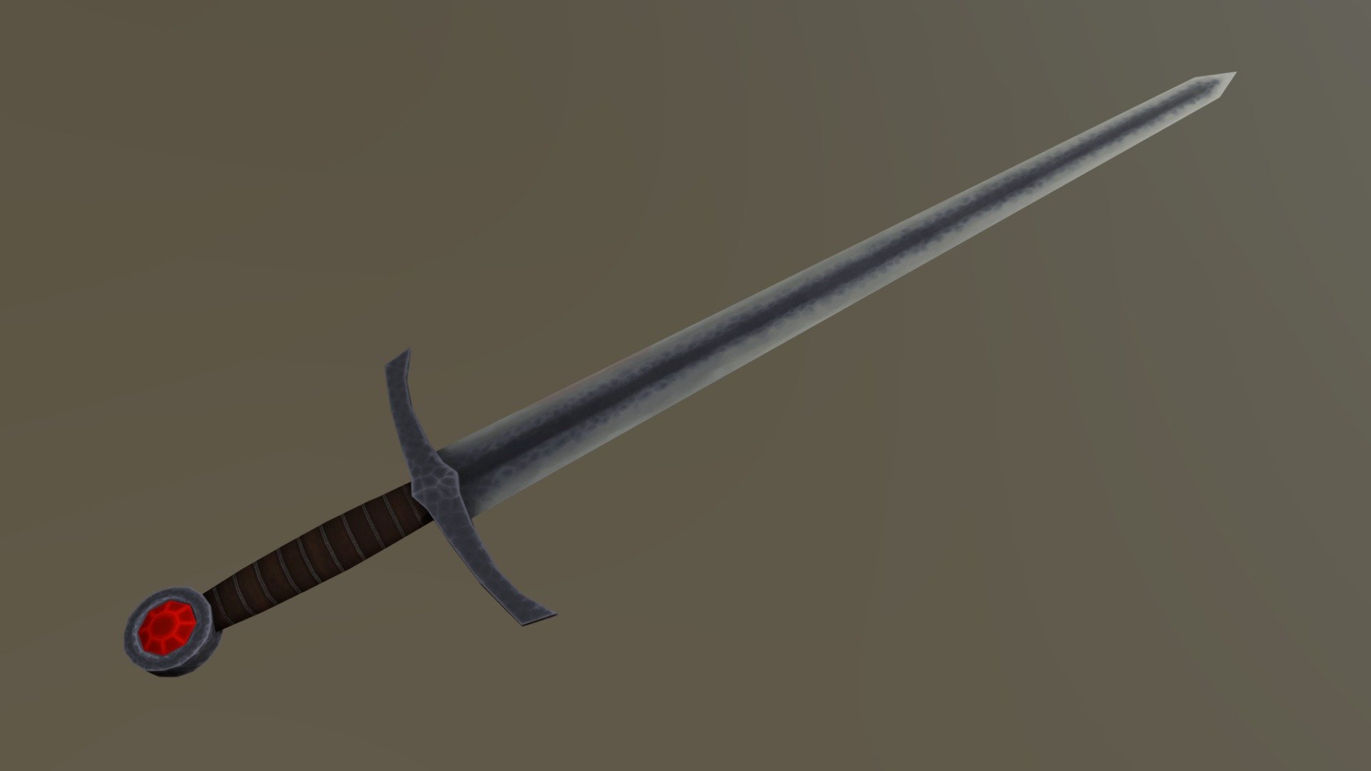 Low Poly Longsword - 3D model by EmeraldSun [eb37912] - Sketchfab