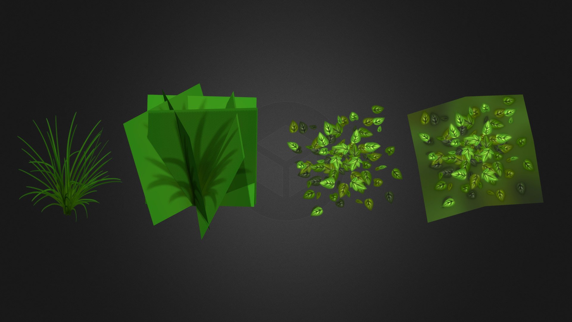 Handpainted Plants +Opacities - 3D model by Kafu Design (@kafudesign ...