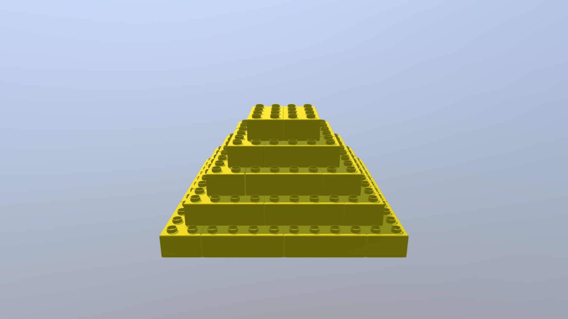 Lego Just Pyramid - 3D model by Fola.oyenuga [eb3c663] - Sketchfab