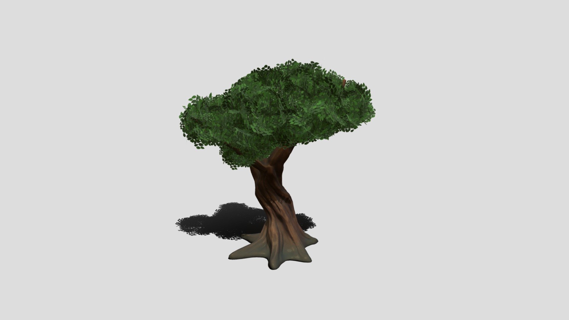 Stylized Tree with leaves - 3D model by nabonilo [eb3d245] - Sketchfab