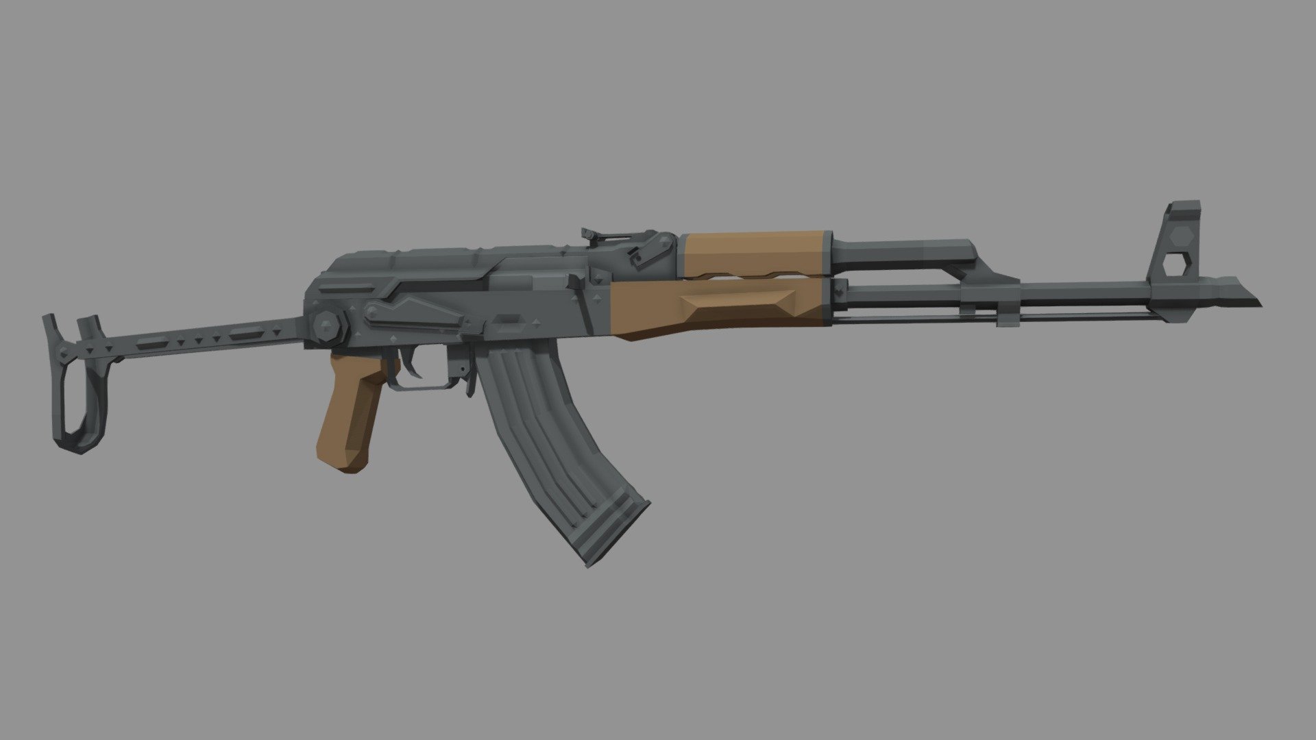 Low Poly Akmsn Download Free 3d Model By Veightyfive [eb3e8fd