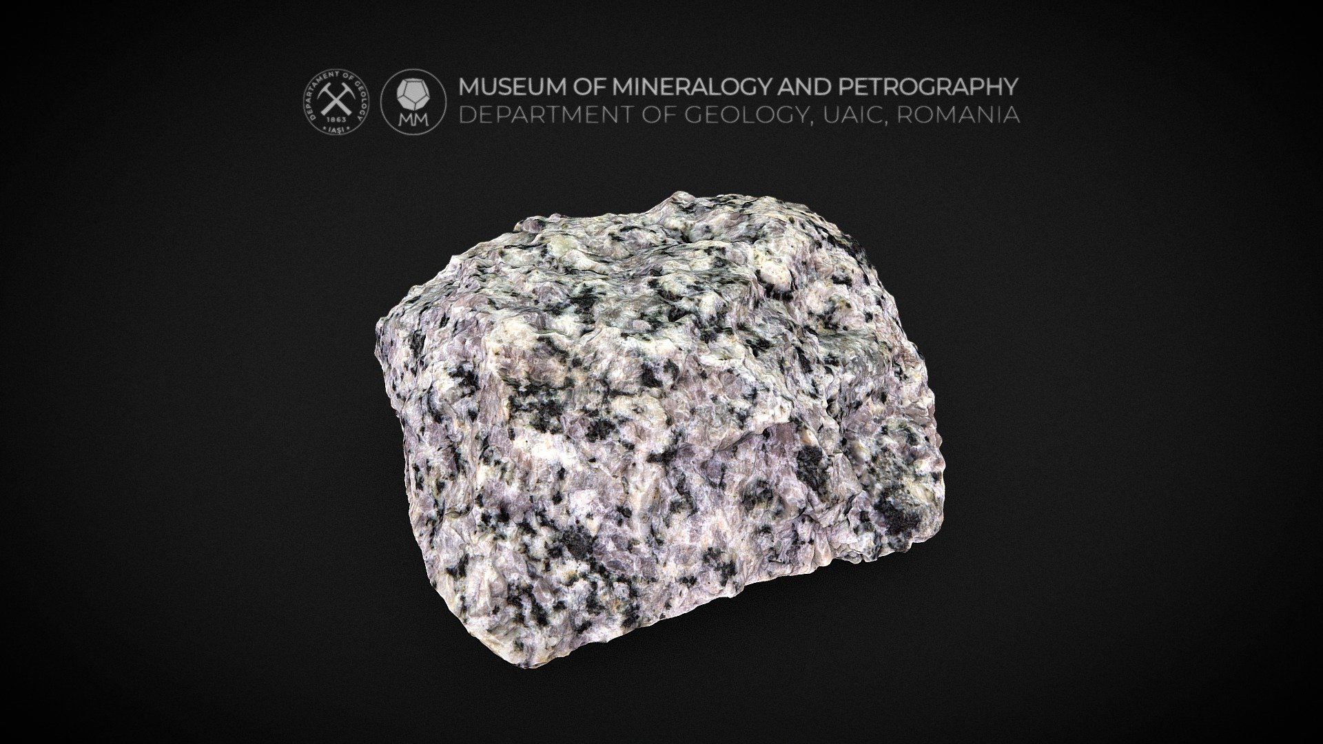 Granite Igneous Rock 3d Model By Museum Of Mineralogy And