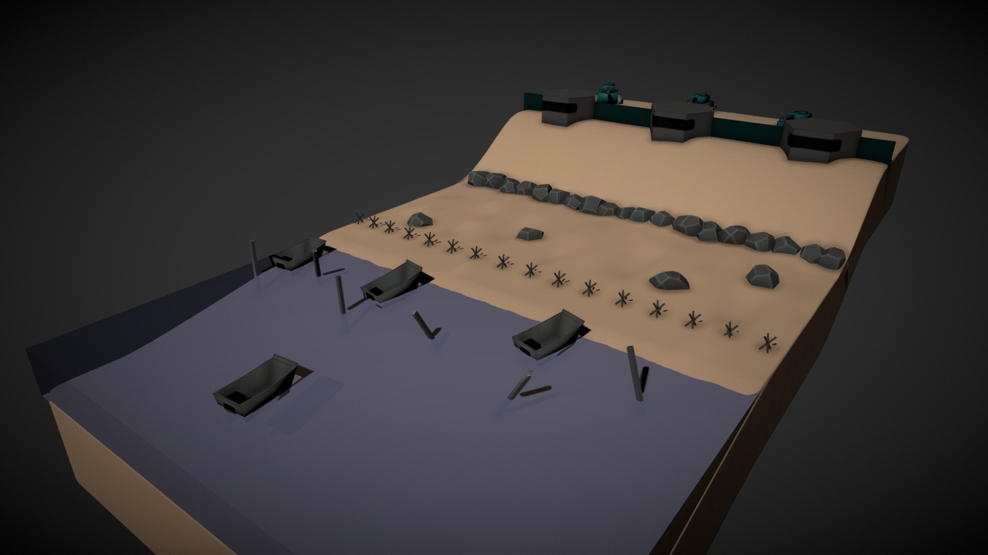 Mini D-DAY Final - 3D model by Hecyon [eb42cc0] - Sketchfab