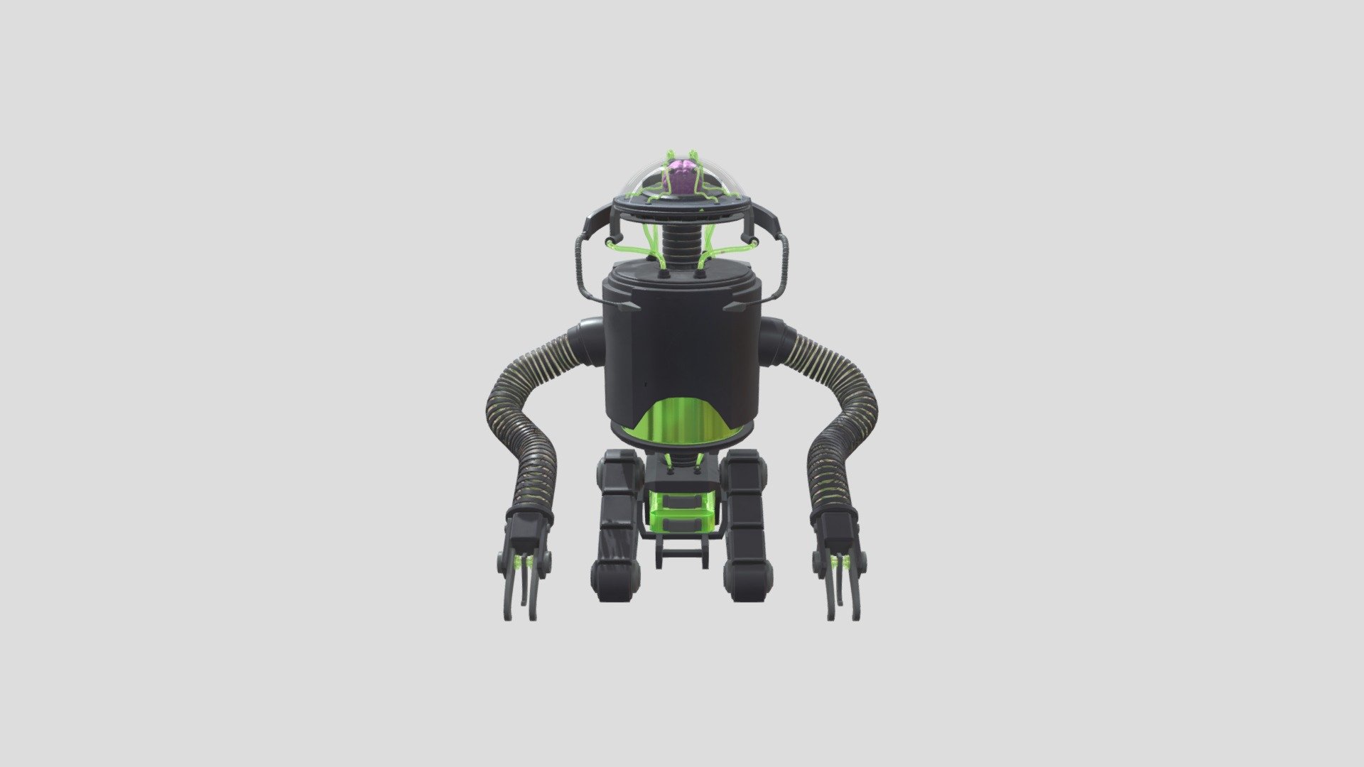 Cell Shaded Sci-Fi Robot - 3D model by TheSeql [eb4409b] - Sketchfab