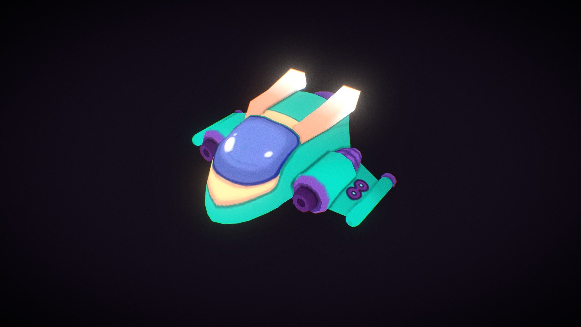 Deep Invaders VS Girls - Spaceship 02 - 3D model by Saulo Daniel (SD ...