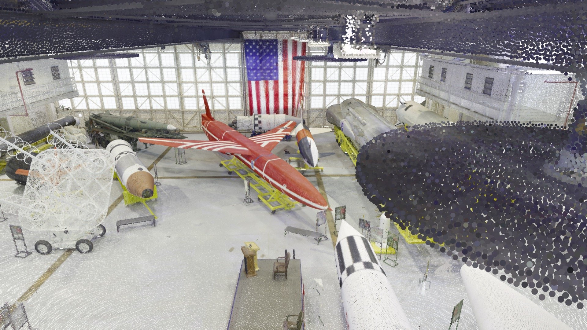 Hangar C Interior Structure Pointcloud - 3D model by University of South Florida Libraries (@USF ...