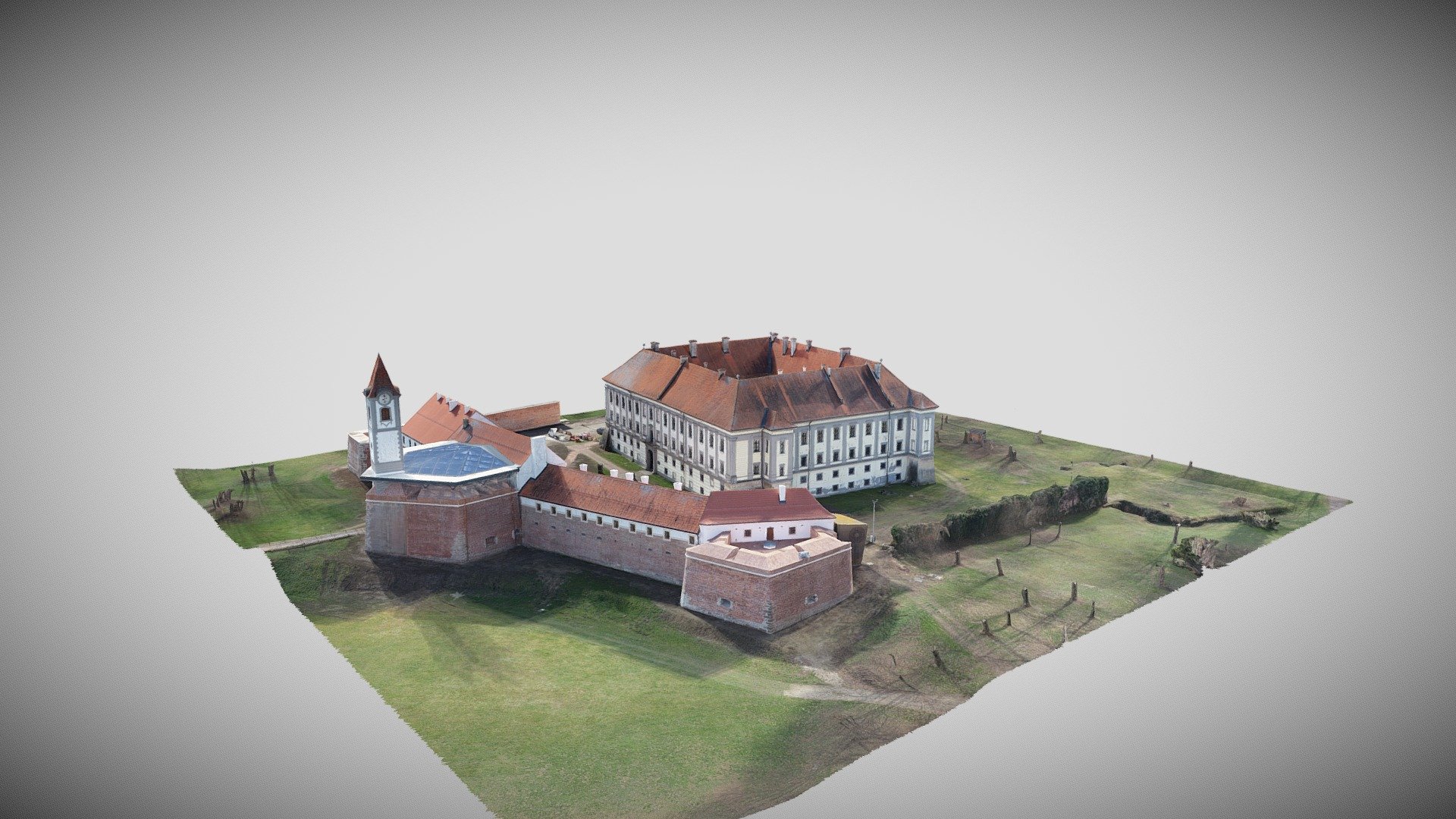 Stari Grad Čakovec - 3D model by VEKTRA [eb47e42] - Sketchfab