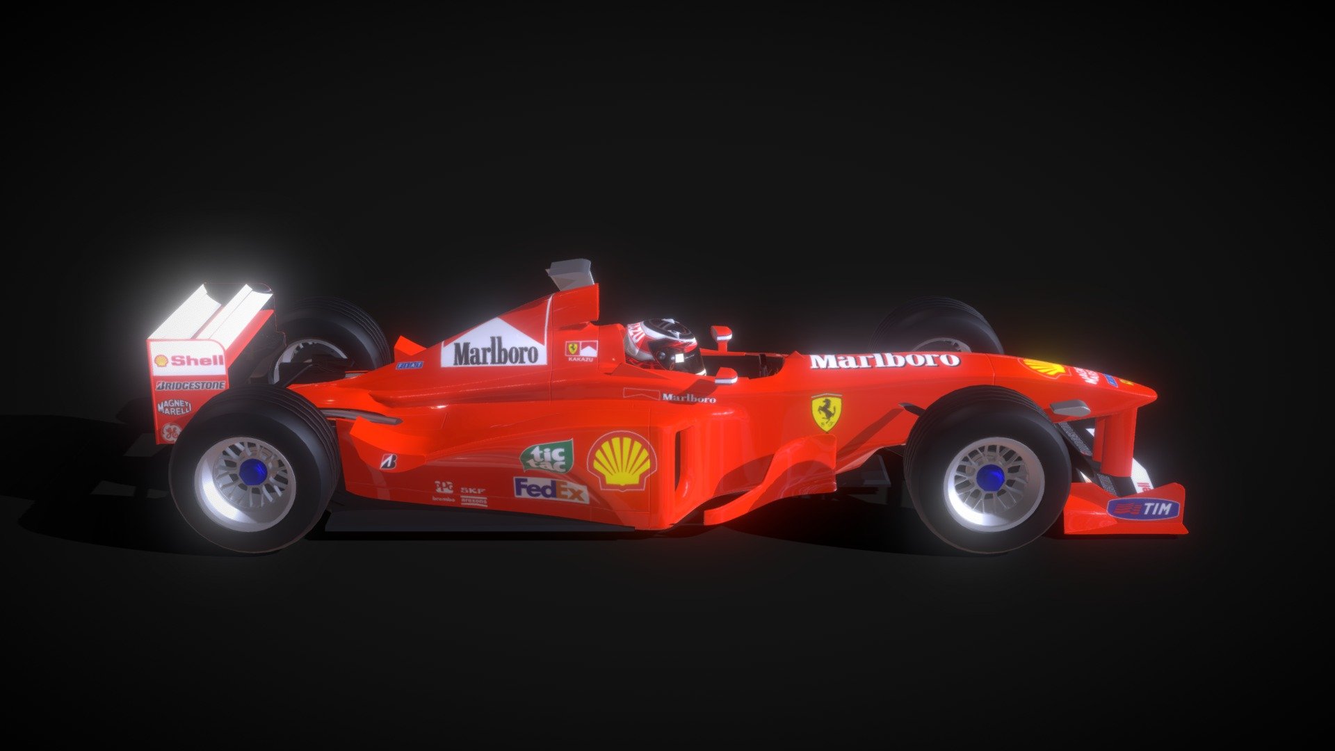 Ferrari F399 F1 - 3D model by ricardokakazu [eb47fd8] - Sketchfab