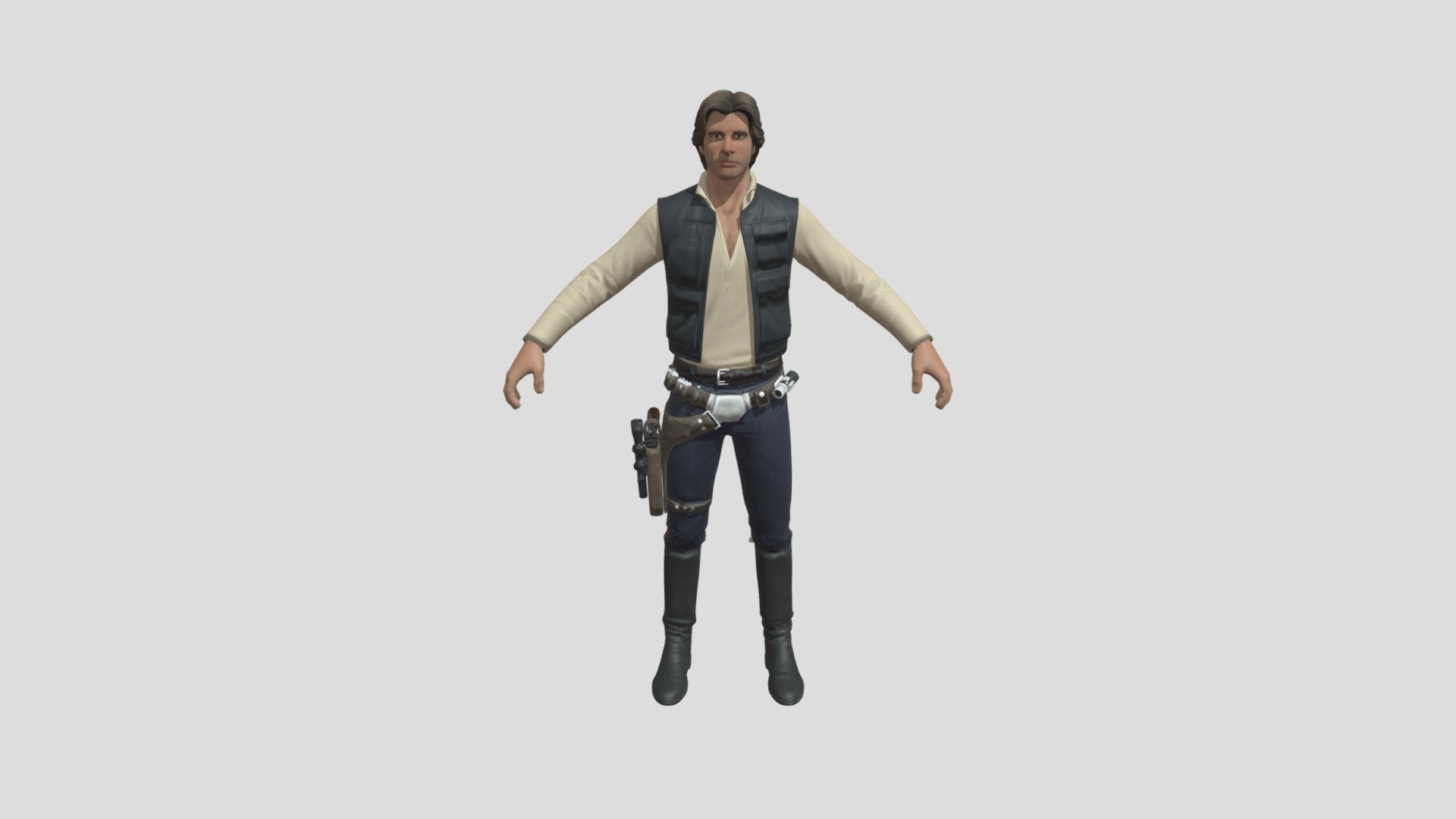 FN Han Solo - Download Free 3D model by fhfhhf [eb481fc] - Sketchfab