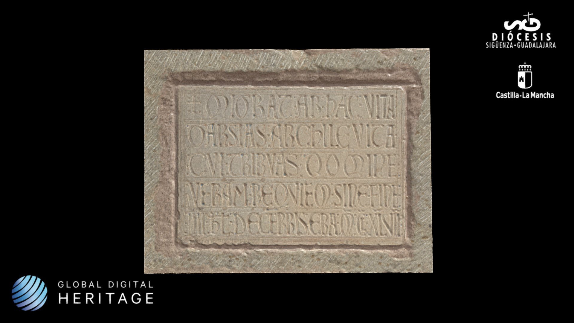 Medieval inscription, Pozancos Church, Spain - Download Free 3D model ...