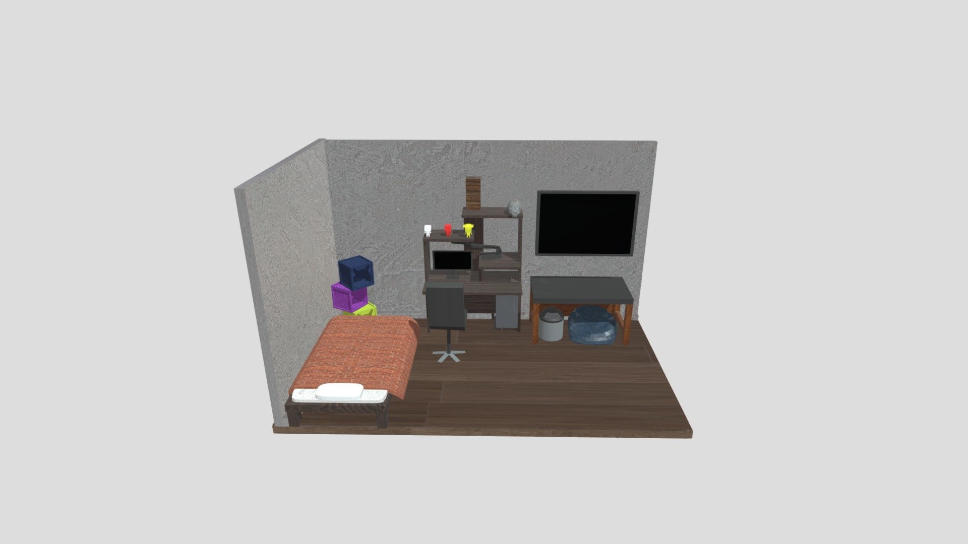 cuarto - 3D model by faritd [eb4ac76] - Sketchfab