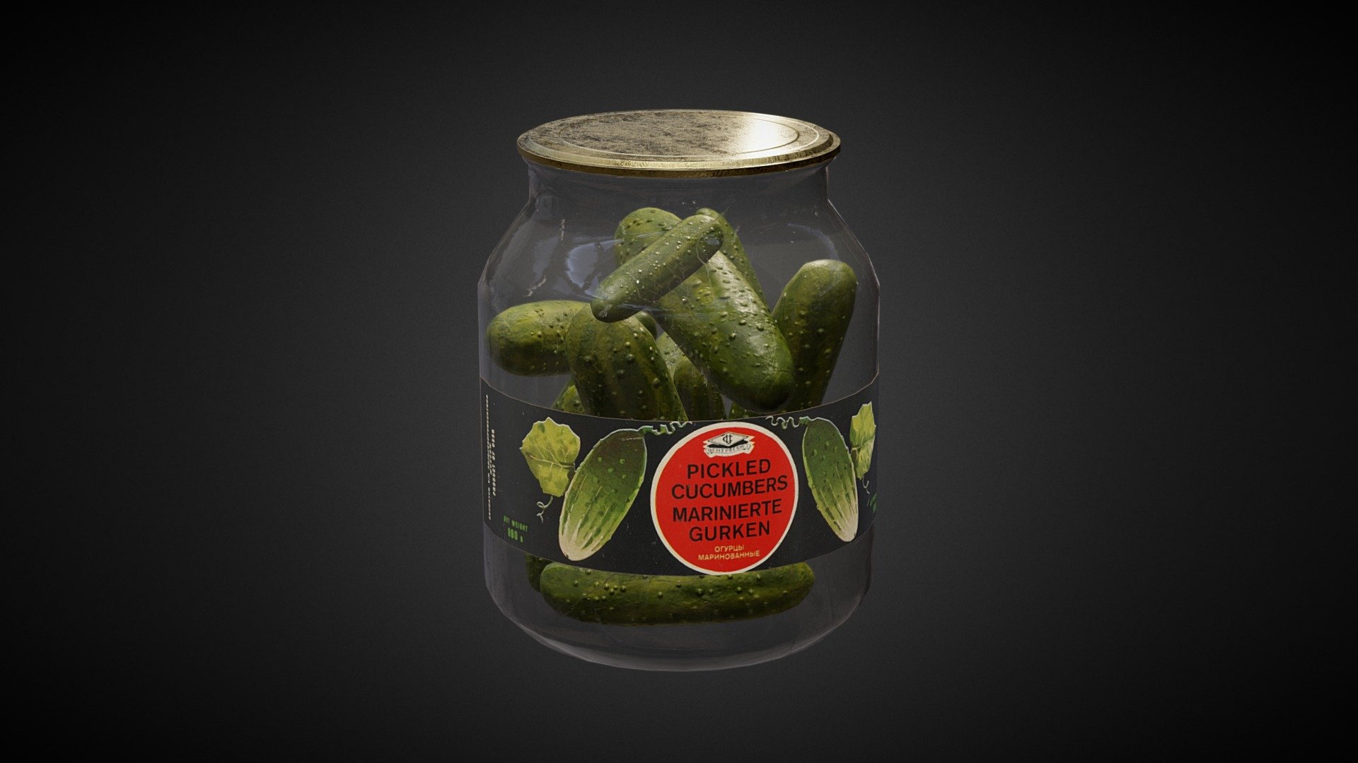 Pickled Cucumbers - Download Free 3D model by epavlenko [eb4bd06 ...