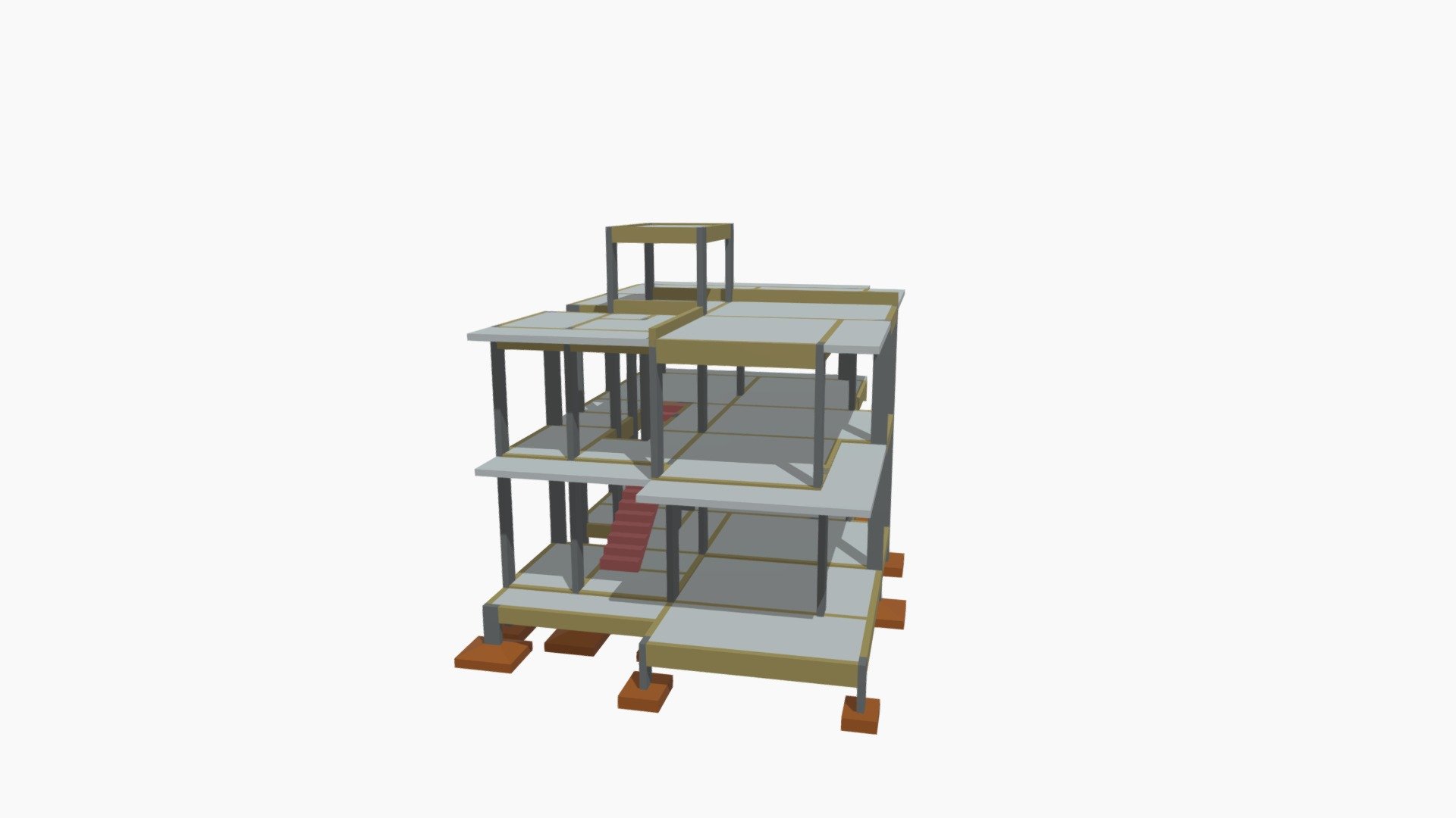 Estrutural PB&E - 3D model by marinasilvaeng [eb4c1a1] - Sketchfab