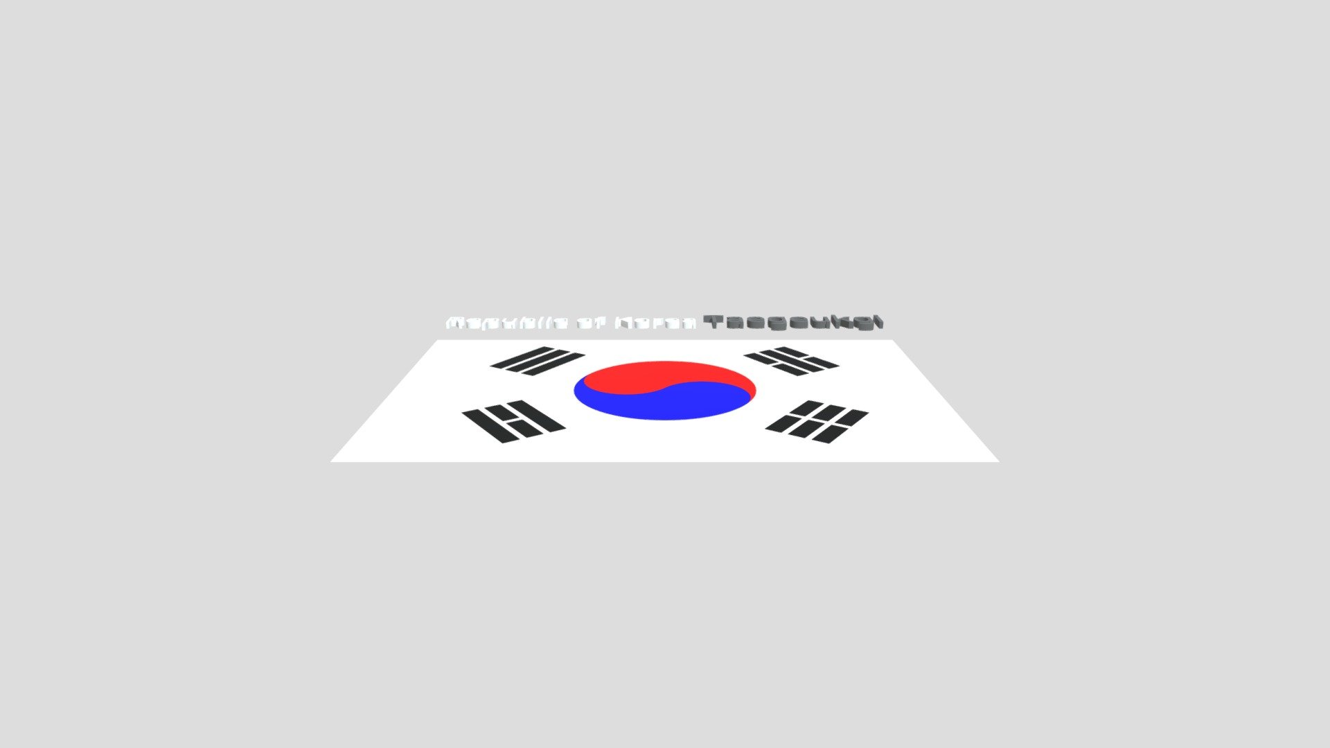 Republic of Korea,Taegeukgi[by_Se_geun]_lotussyr - 3D model by se_geun ...