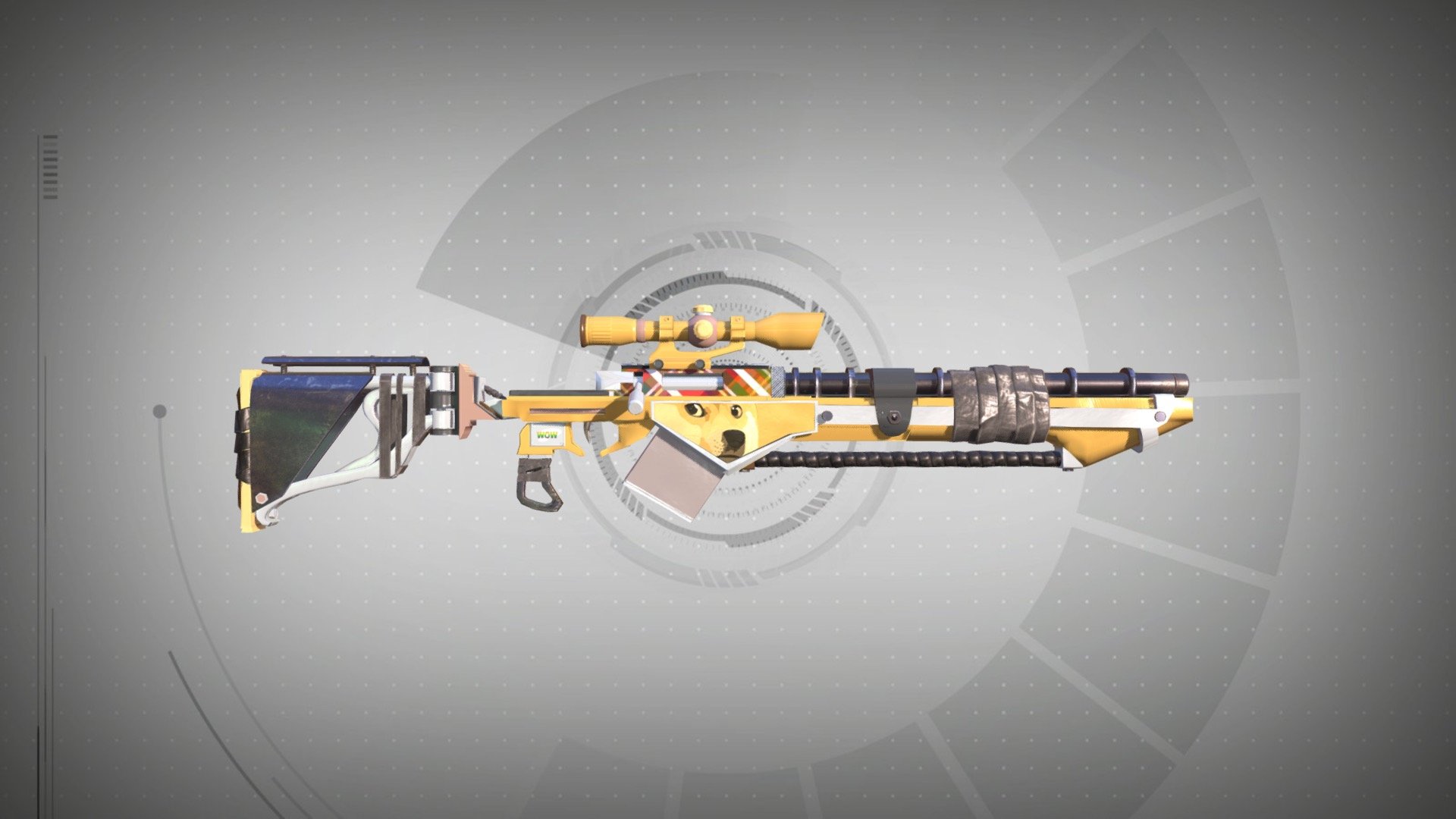 Pipe Rifle - DOGE - 3D model by Reality Clash (@Tony123456) [eb4fcf3 ...