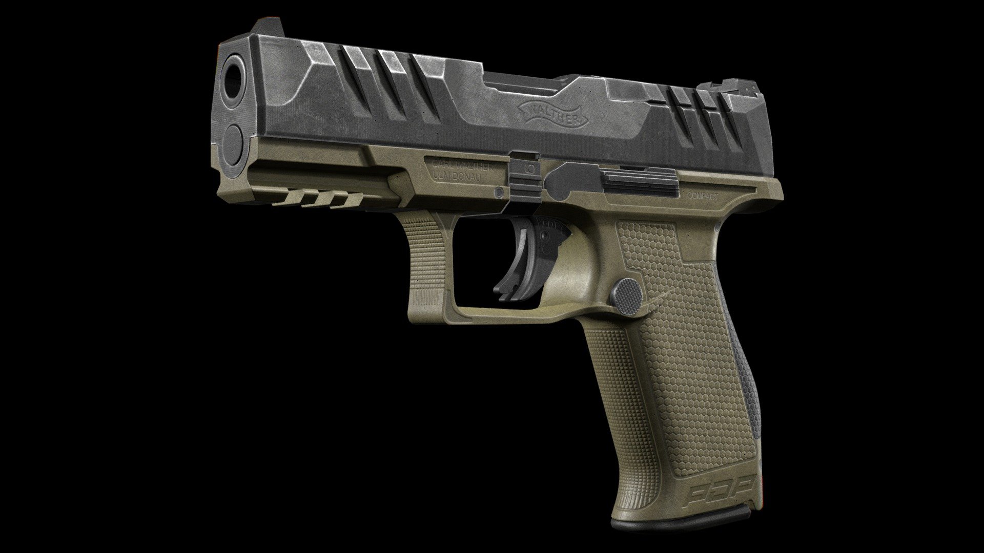 Walther PDP - 3D model by Robert Monroe (@robmonroe) [eb50ac1] - Sketchfab