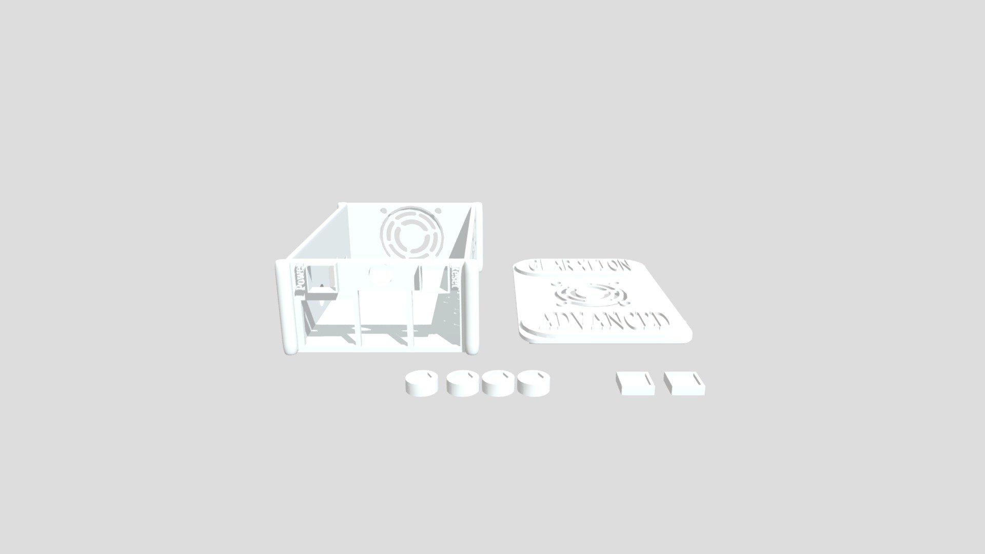 Raspberry Pi 3 B+ Case (Gearation Advanced) - 3D model by BENDER-BOY-YT ...