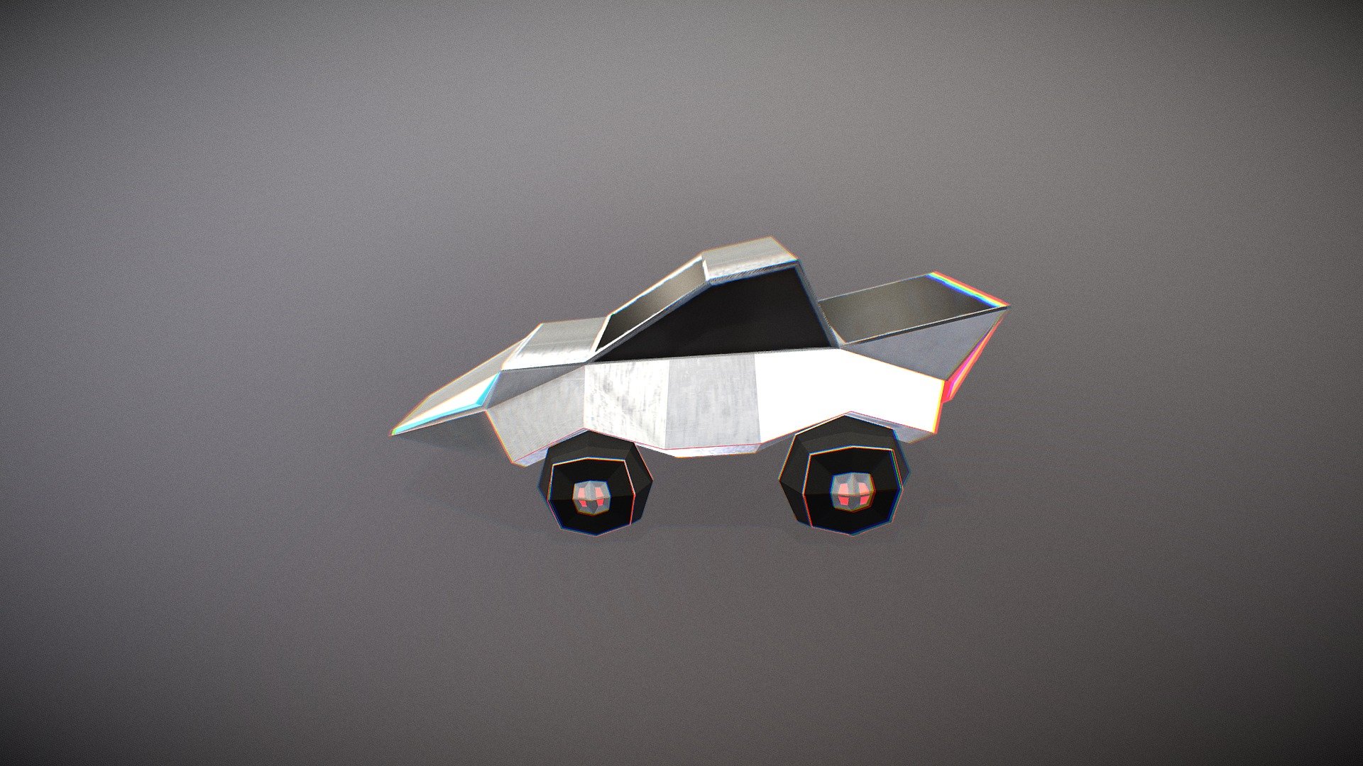Sci-fi Car / Low Poly - 3D model by Mortal Man (@mortalman0434 ...