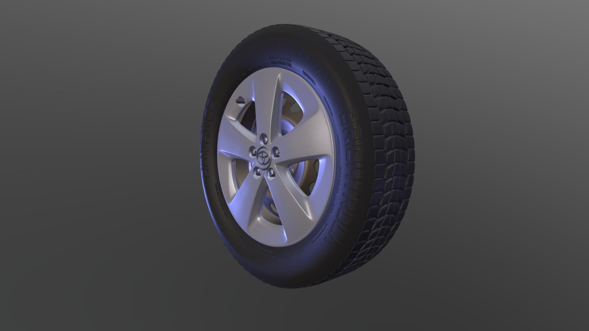 Car tire - 3D model by Jere Haapaharju (@Haapis) [eb56a83] - Sketchfab