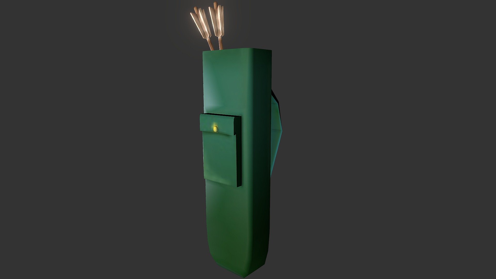 Green Quiver - 3D model by Aaron Huo (@aaronz_huo) [eb57097] - Sketchfab
