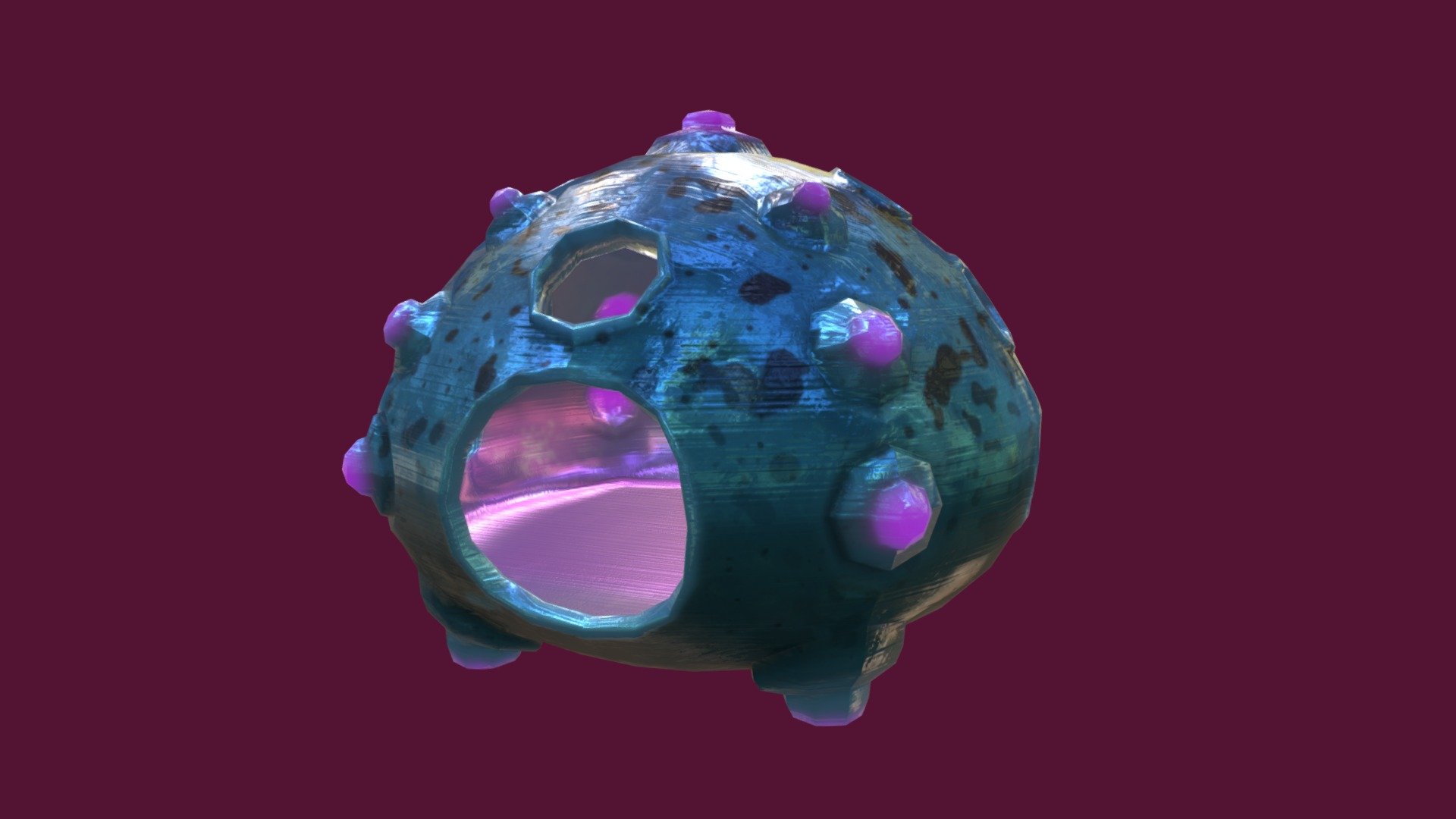 Alien Shell Pod House - Buy Royalty Free 3D model by Brittany Frances ...