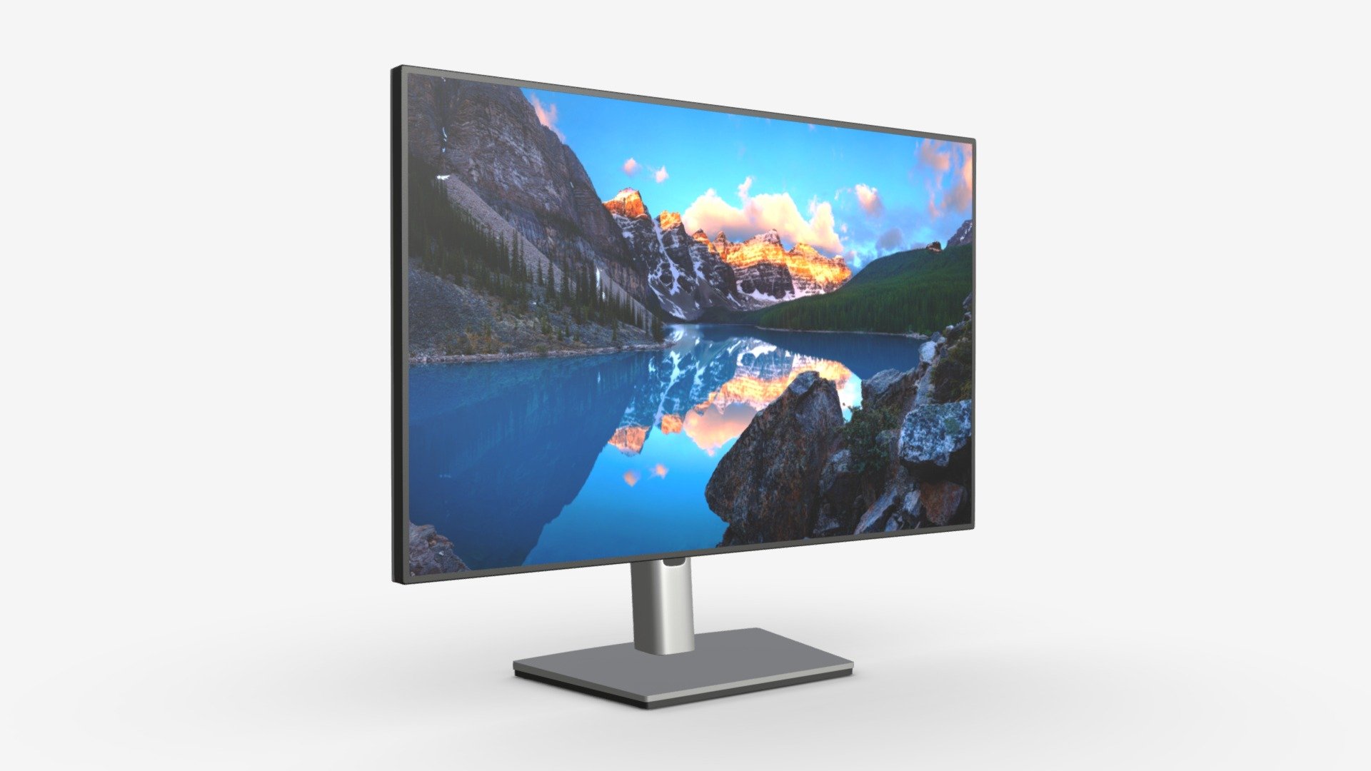 Dell UltraSharp LCD 24 inch monitor - Buy Royalty Free 3D model by ...