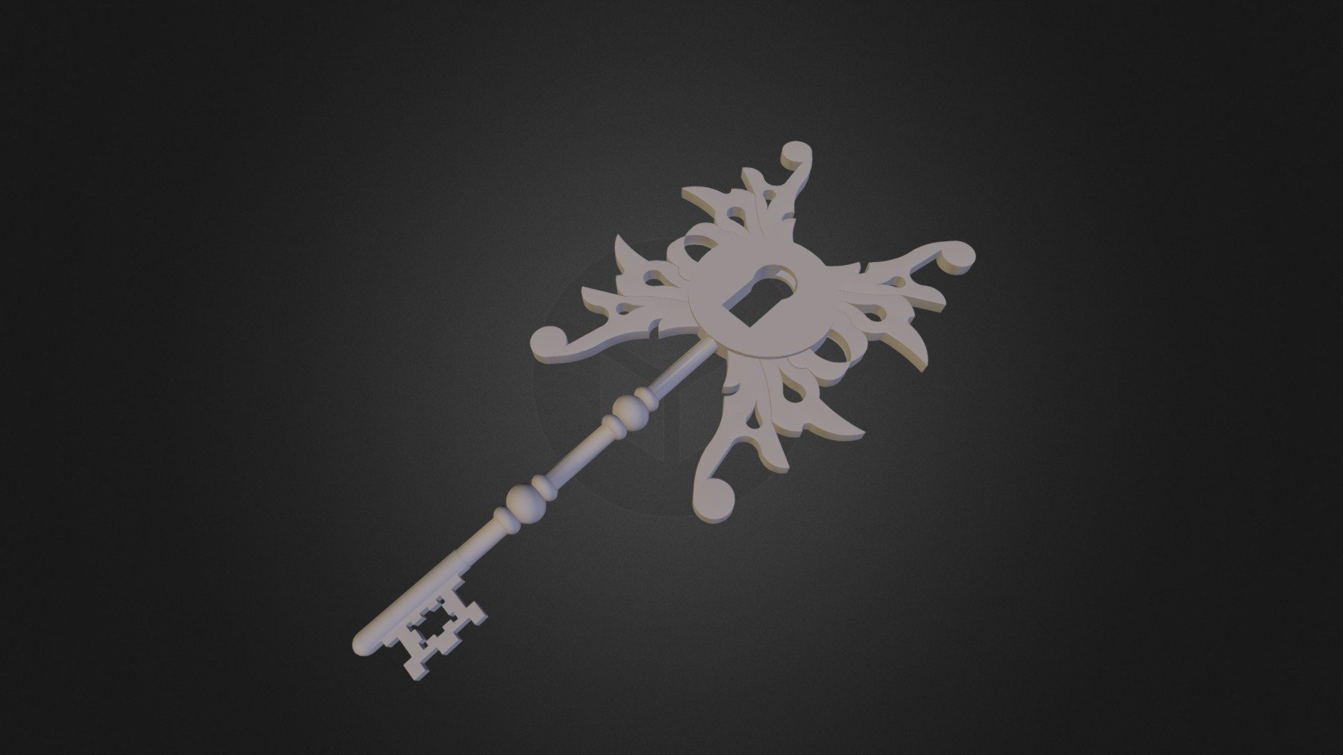 Steampunk Key - 3D model by rogue_asset [eb588c3] - Sketchfab