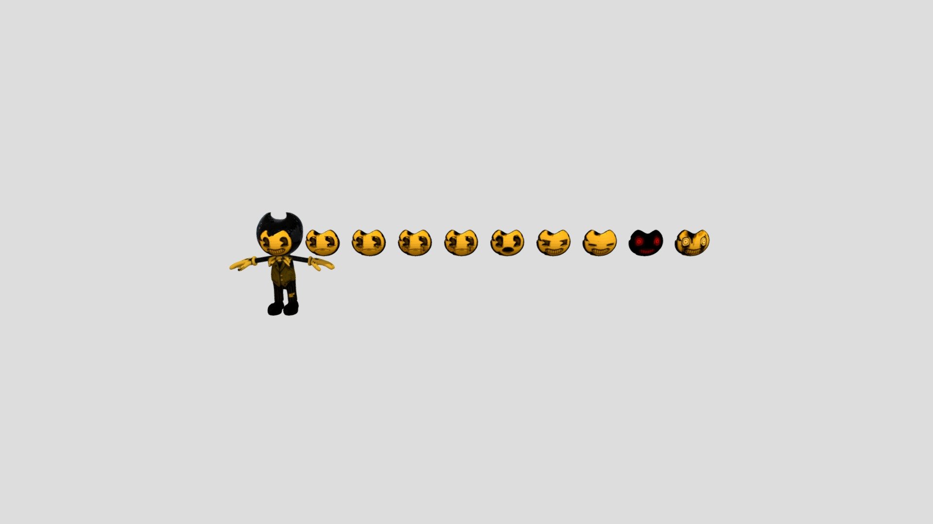 Bendy - Download Free 3D model by itsmeame (@euroger) [eb58d41] - Sketchfab