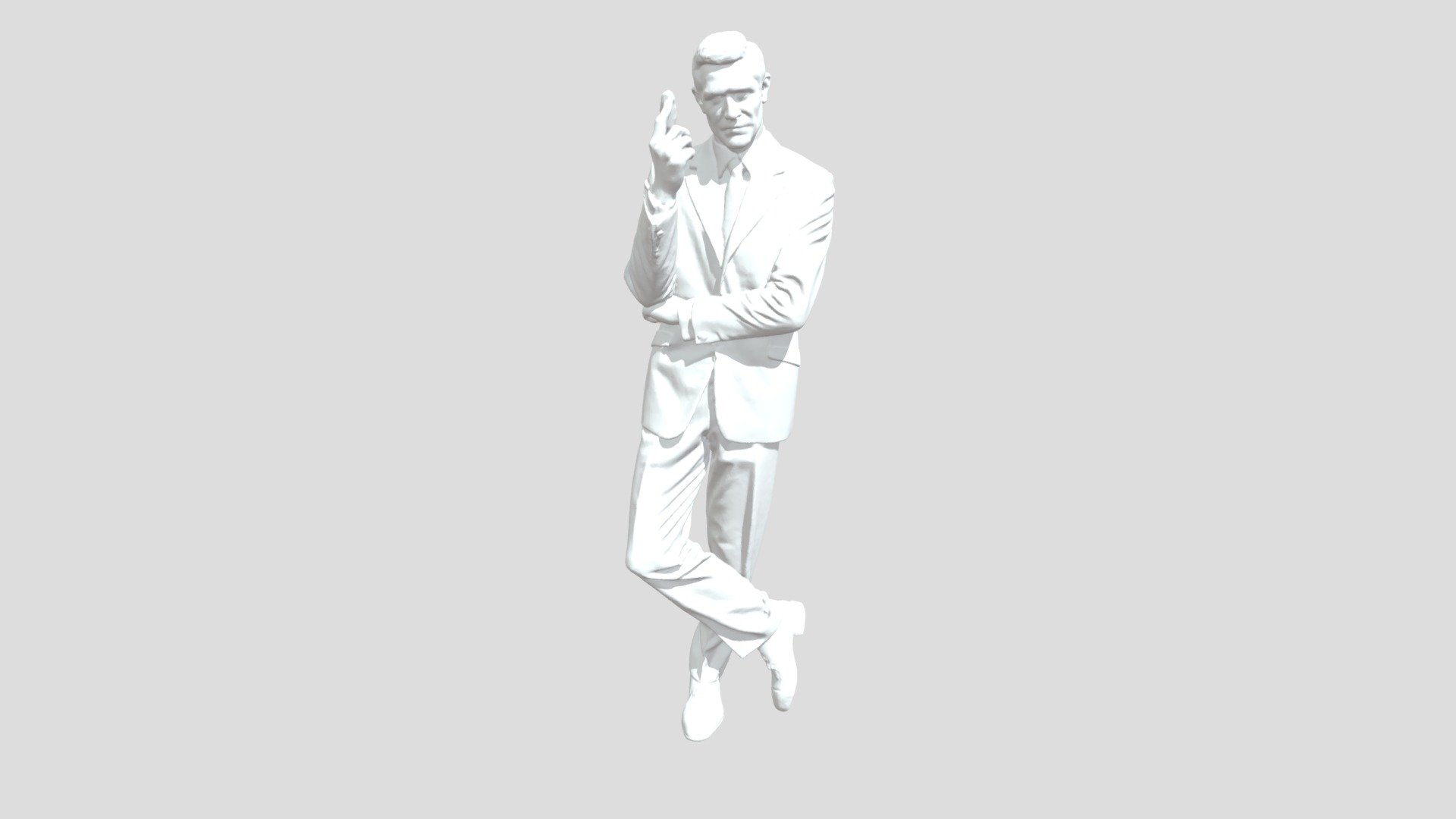 Agent in Grey Suit - Download Free 3D model by gustavomedeiroslionco ...