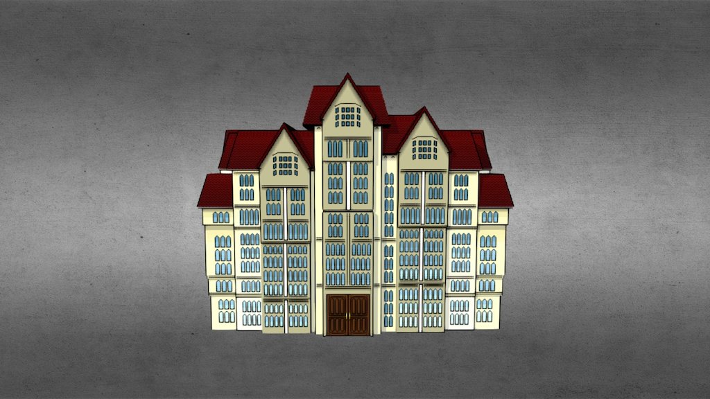 Poltergeist: A pixelated horror Manor - 3D model by Okuroy [eb5a016 ...