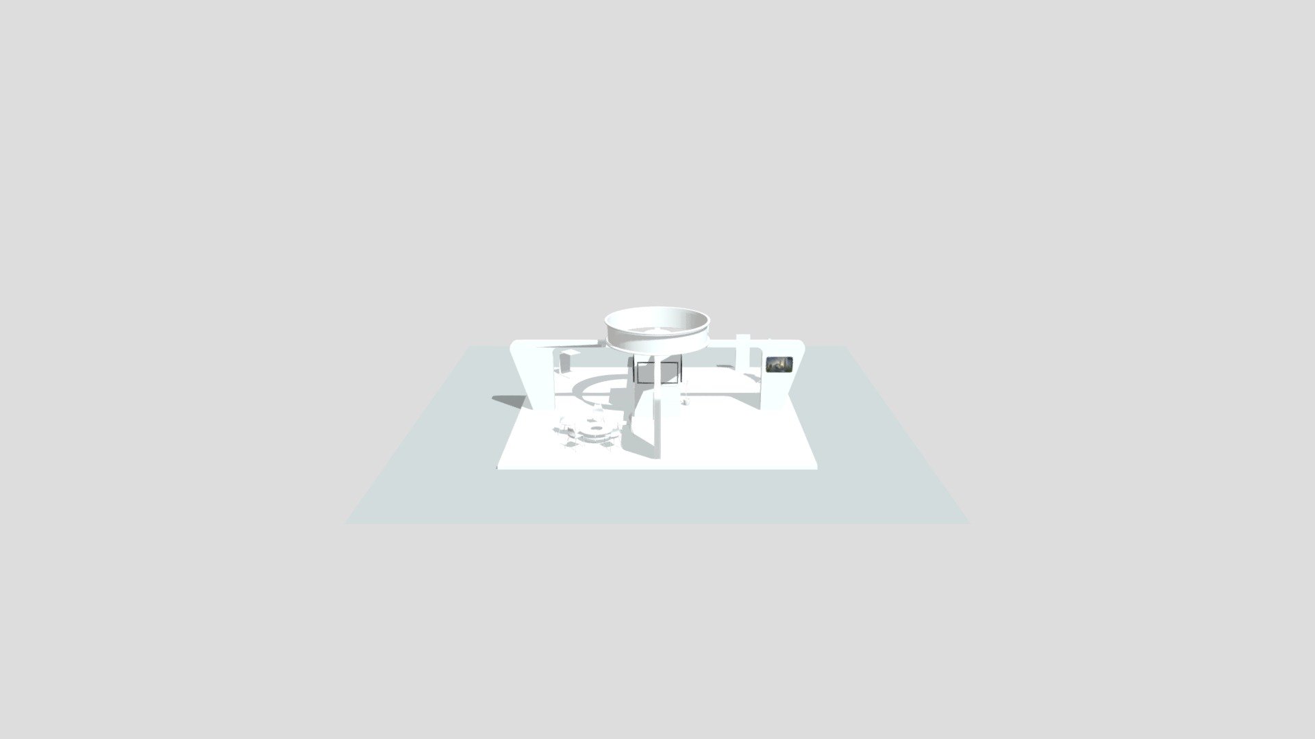 circle exhibition stand - 3D model by 22neder [eb5b294] - Sketchfab