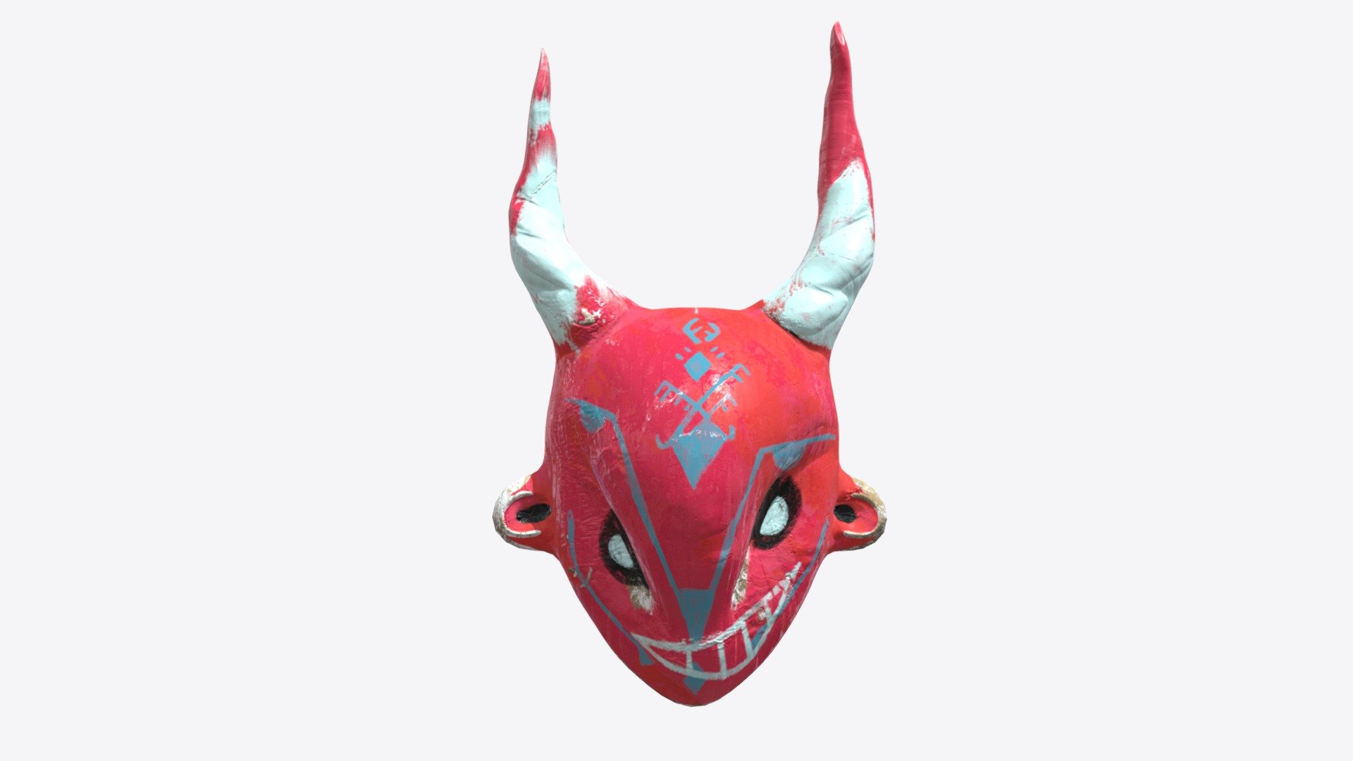Demon Mask - 3D model by Nohazure (@nohamanfredi.core) [eb5c886 ...