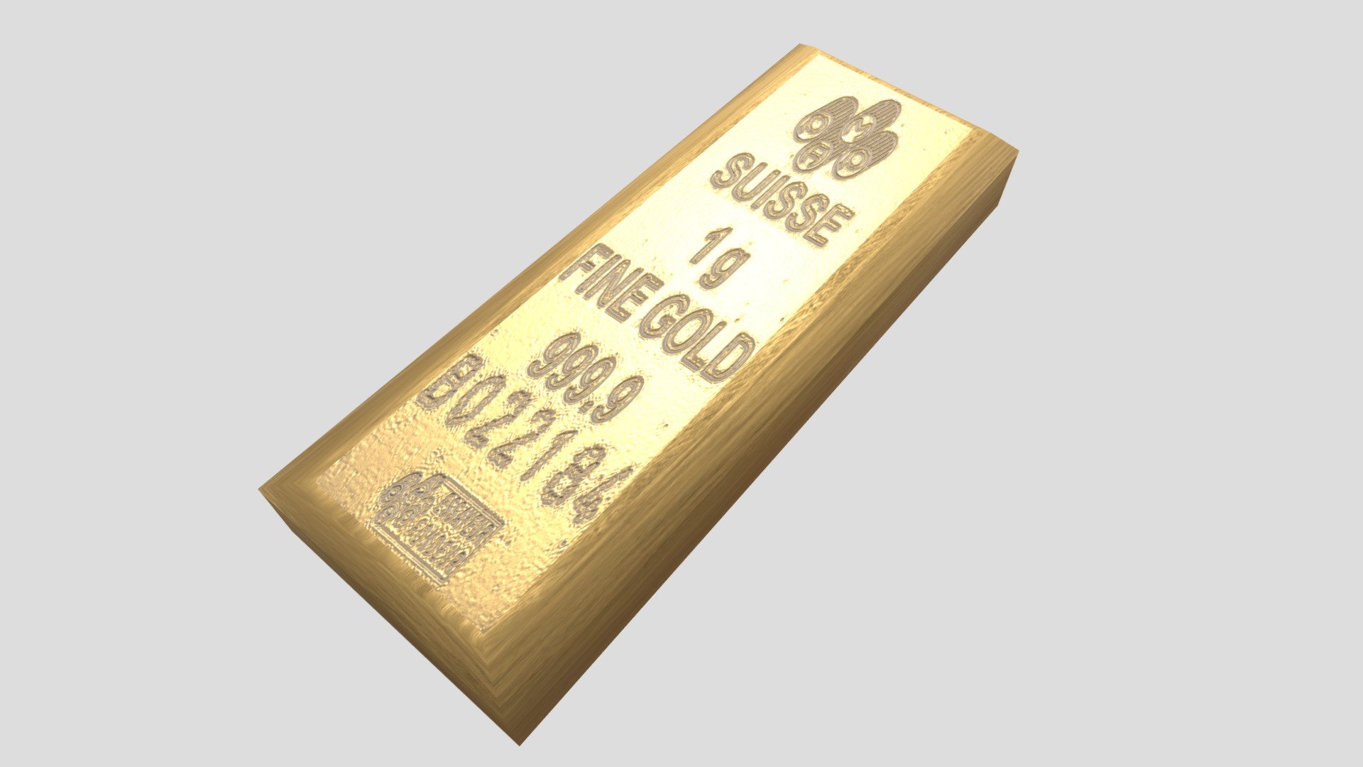 Gold Bar - Download Free 3D model by leoxx300 [eb5e1de] - Sketchfab