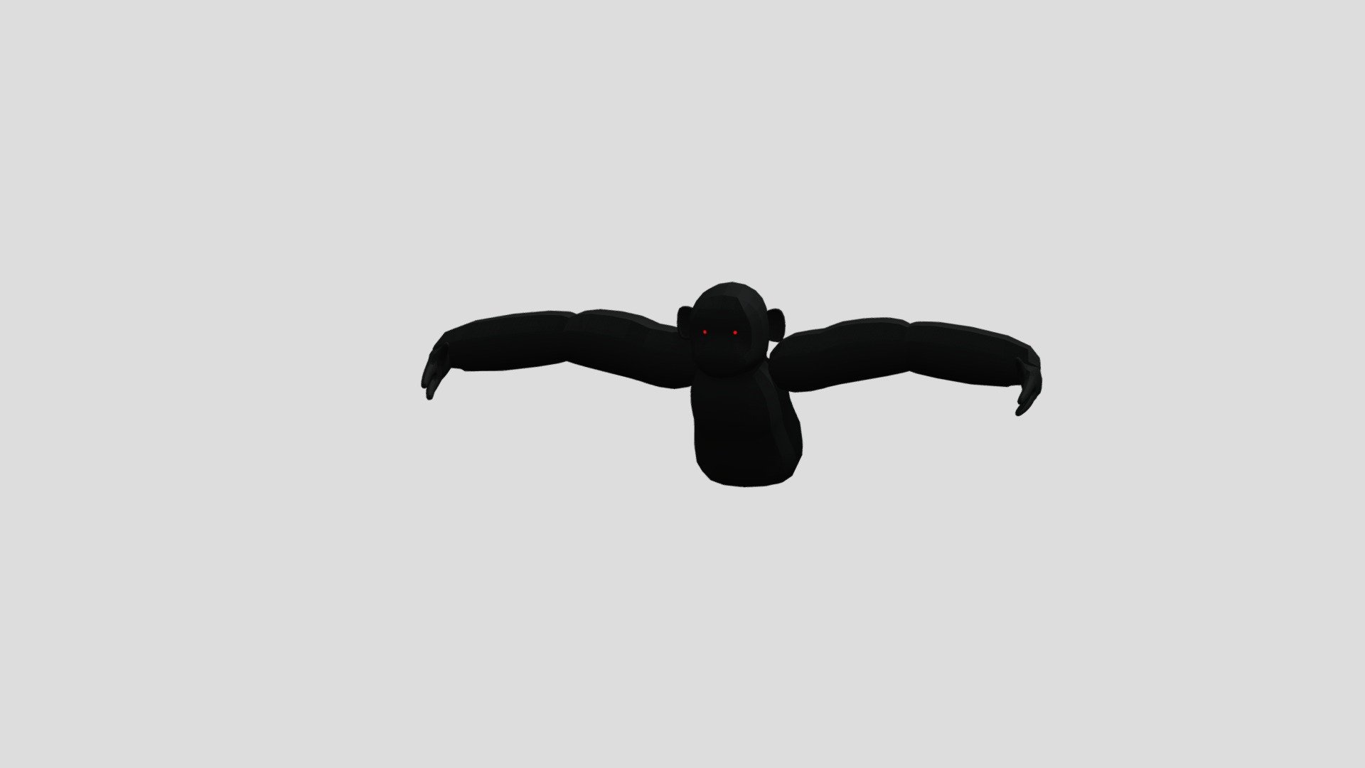black-goo-goo-scary-baboon - Download Free 3D model by calebchavezjasub ...