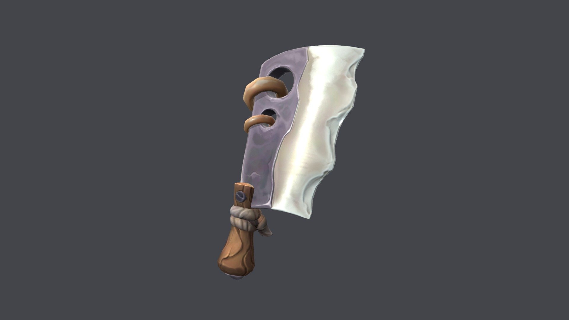 Stylised Asset: Butcher's Blade - 3D model by Missy_May_Cooper [eb5fe98 ...