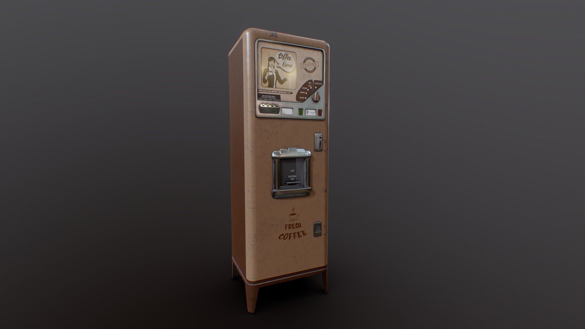 Old Caffee Vending Machine - Download Free 3D model by gorzi (@gorzi90 ...