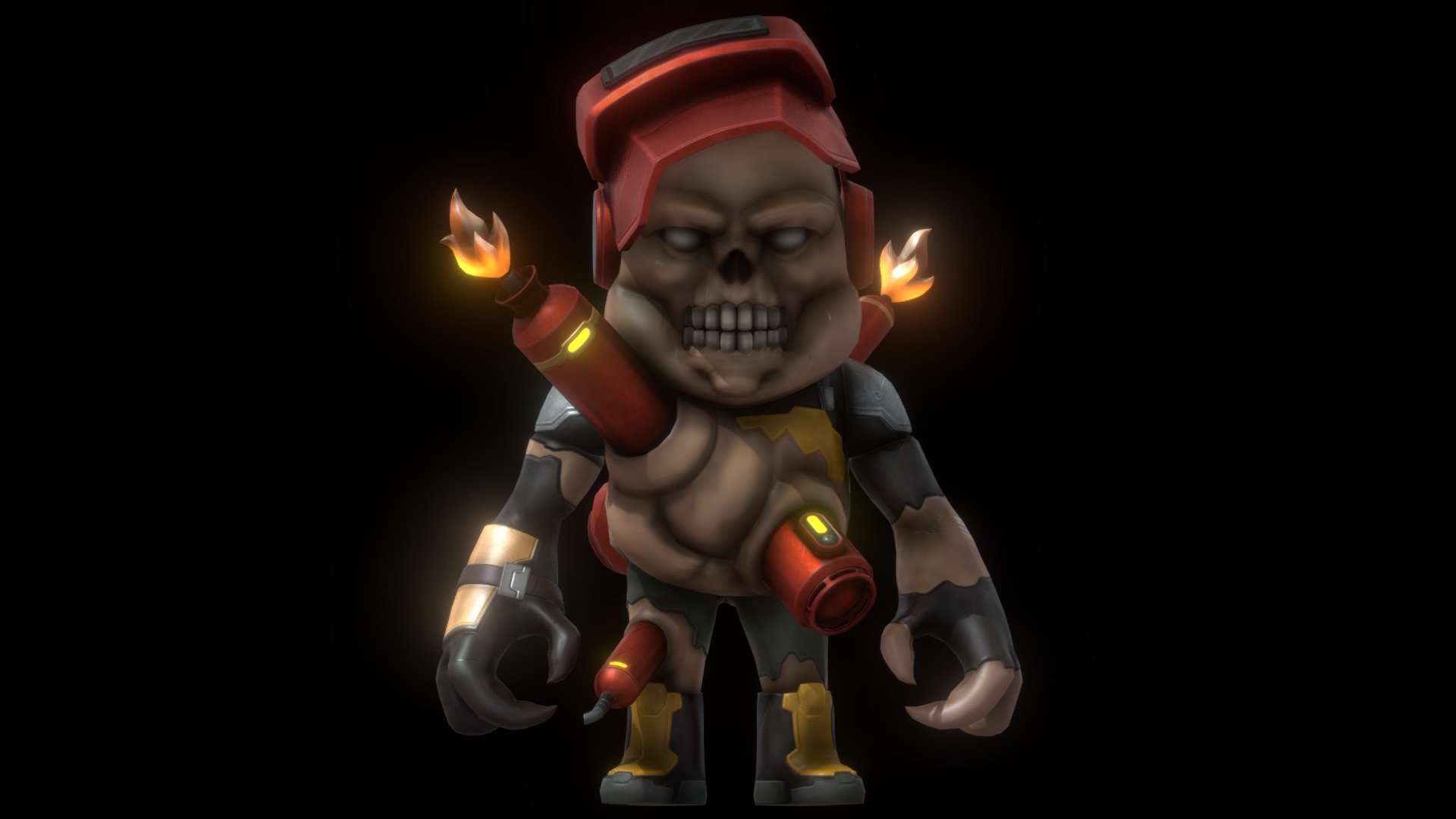 DOOM eternal cueball toy - Download Free 3D model by DJ_Nugget [eb612d1 ...
