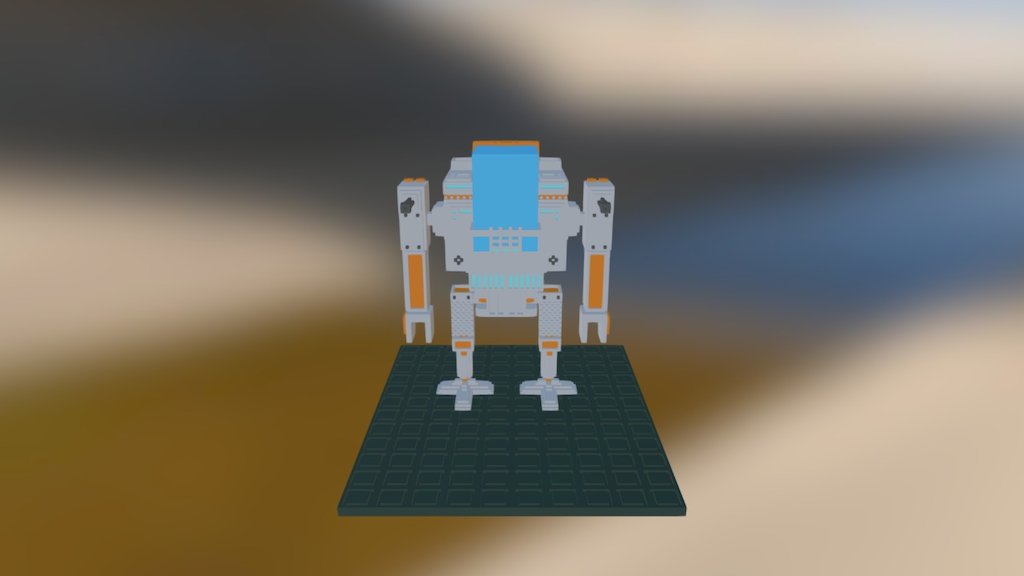 Battle Bot - 3D model by nataliaOH [eb61a17] - Sketchfab