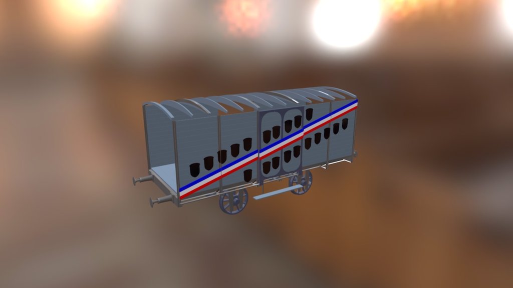 Merci Train Boxcar - K ~ 128220 - 3D model by Merci Train (@mercitrain ...