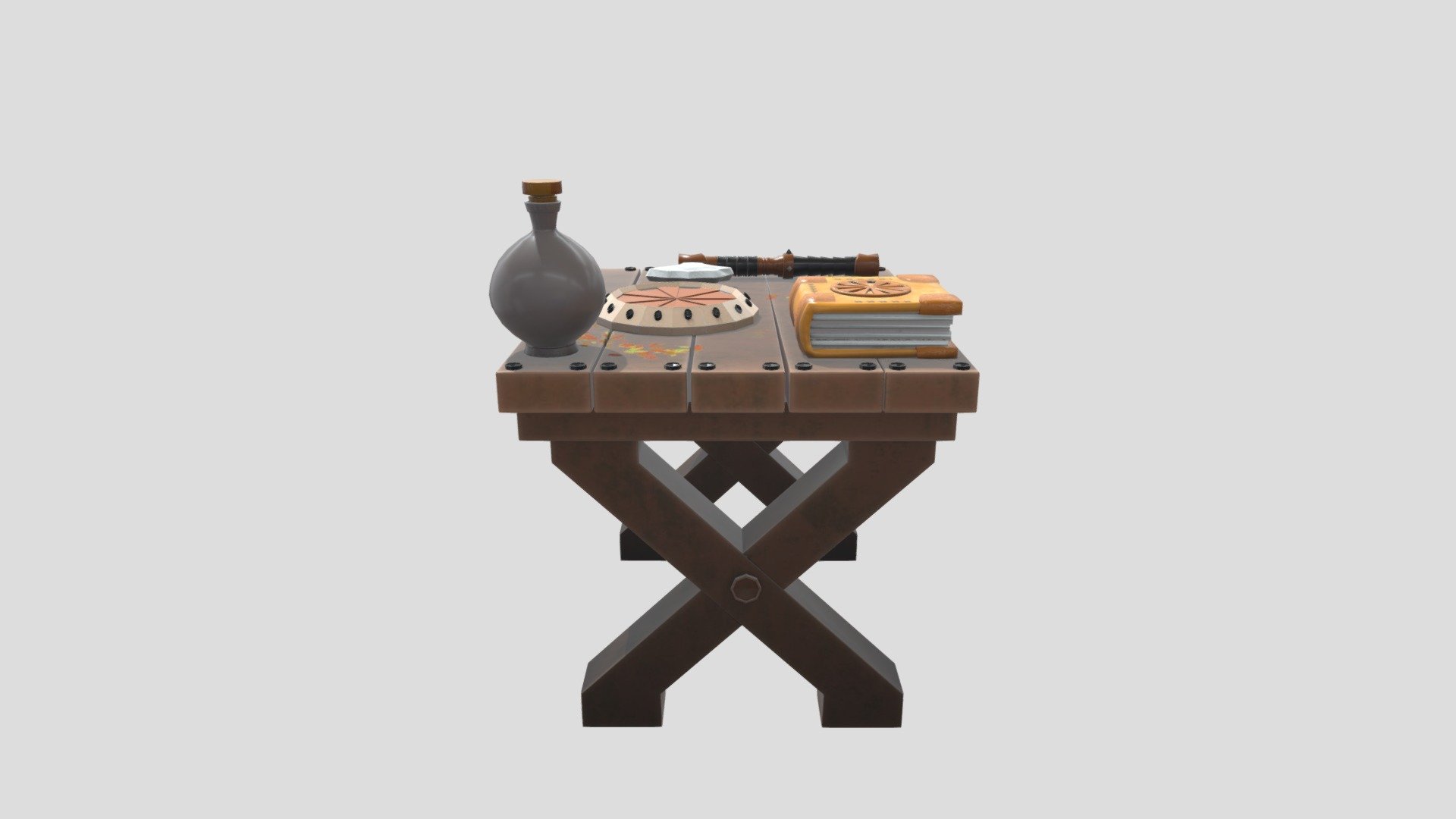 hand painted table - 3D model by solomon70 [eb645a6] - Sketchfab