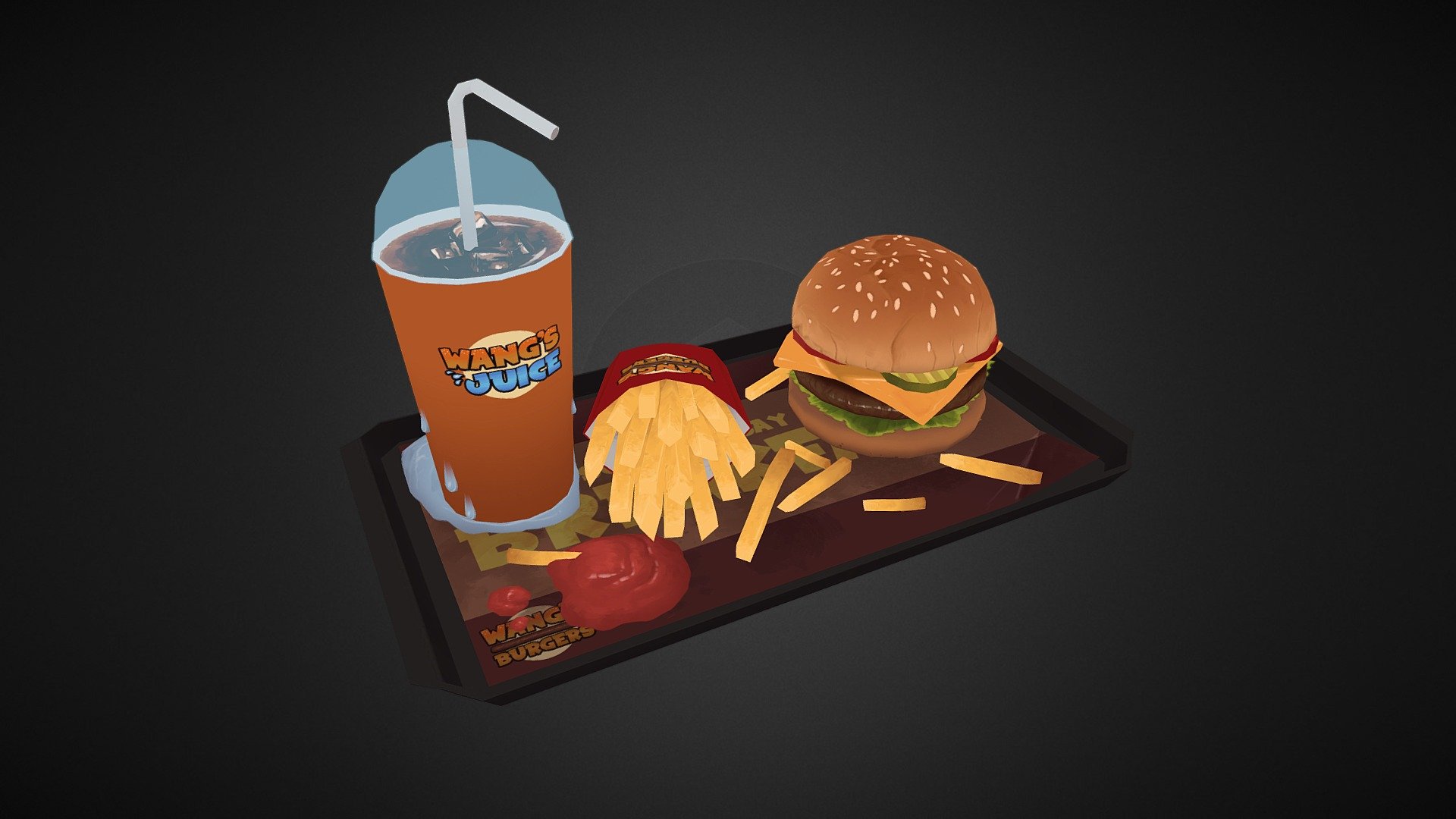 Burger Test Scene - 3D model by jasonwang7 [eb66086] - Sketchfab