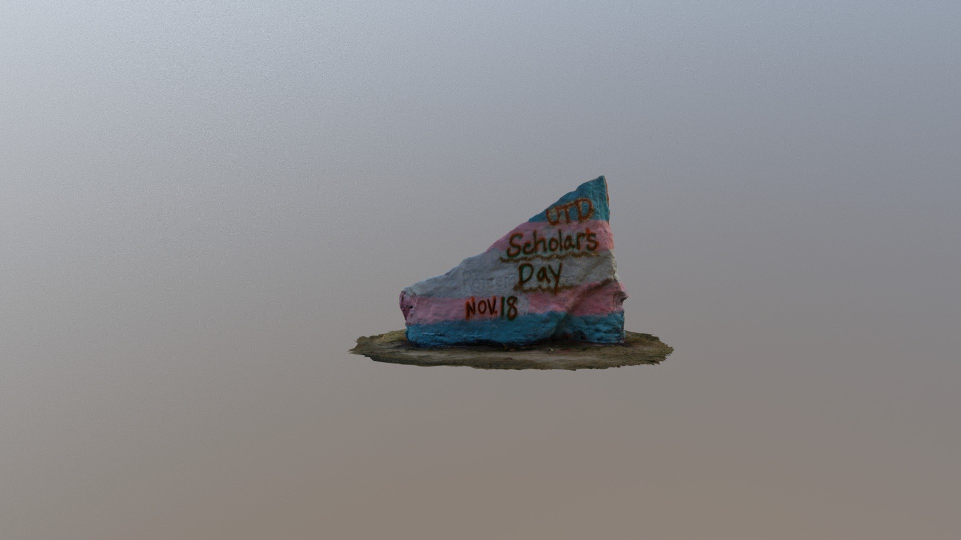 UTD Spirit Rock - 3D model by Z92xM75d [eb66521] - Sketchfab