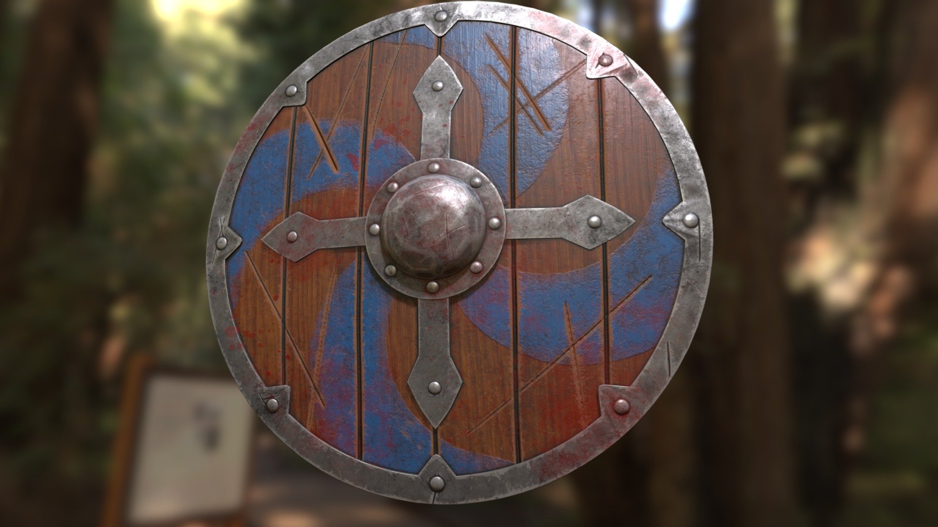 Viking shield - 3D model by eduardo_gtz [eb66782] - Sketchfab