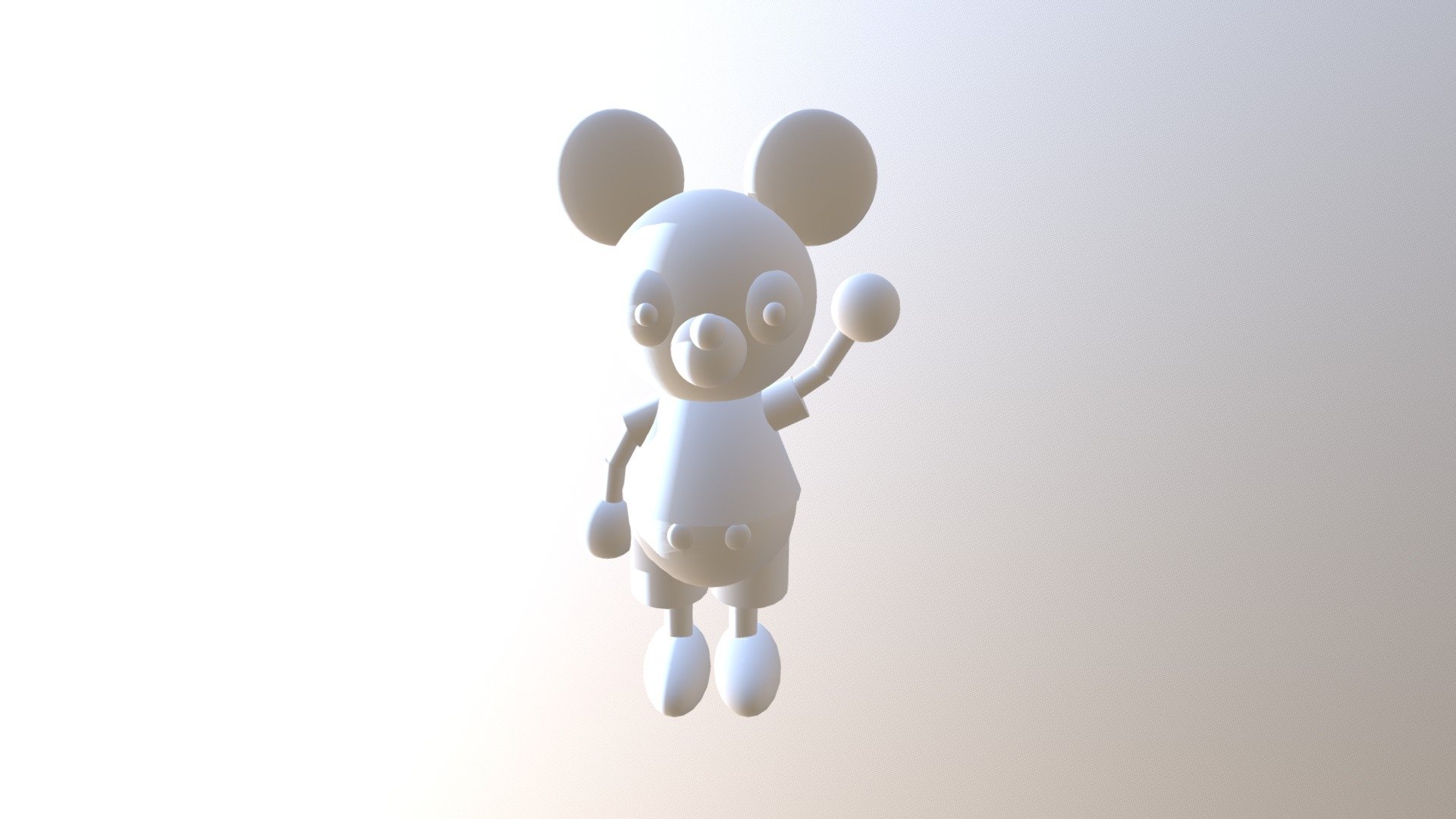 Mickey - 3D model by PerChristianNordholm [eb67a68] - Sketchfab