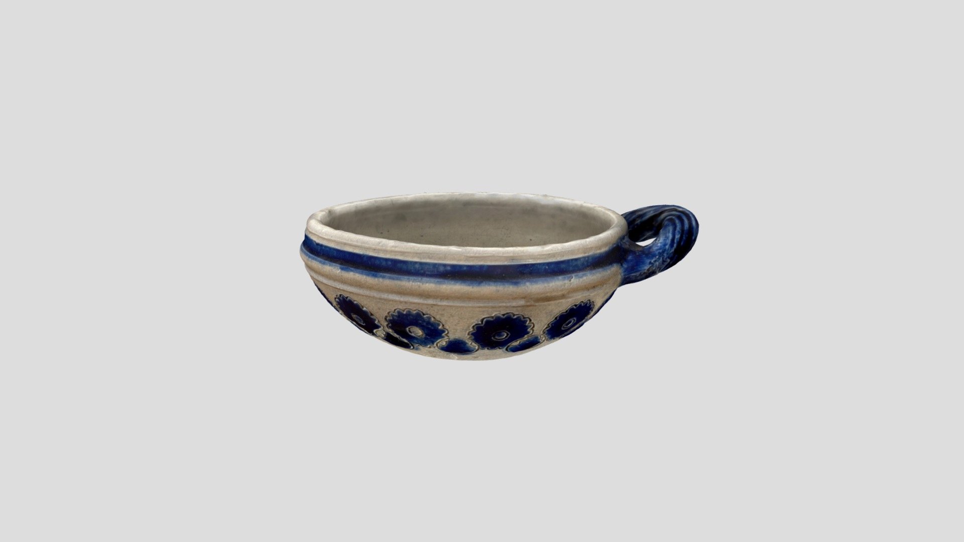 Westerwald porridge bowl/papkom - Download Free 3D model by Adrianvs ...