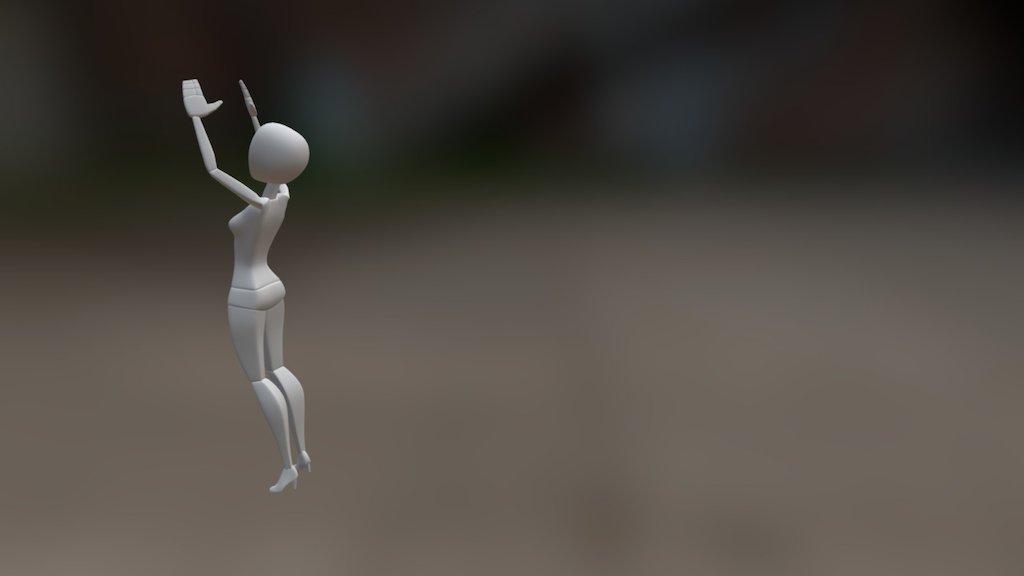 Gymnastics backflip - 3D model by llllline [eb6a243] - Sketchfab